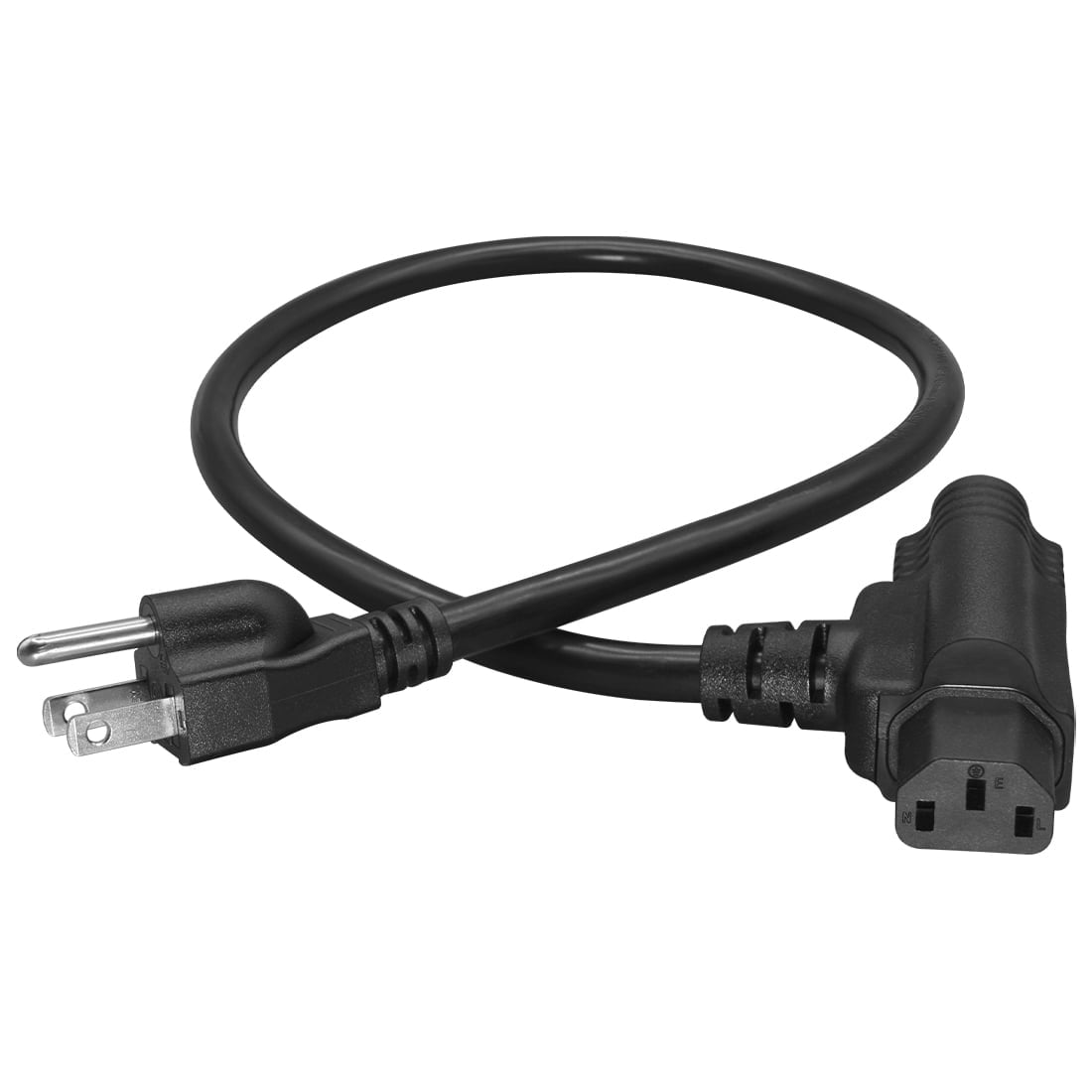 Strhowill 0.64M/2FT Nema 5-15P to C13+Nema 5-15R Piggyback Power cord ...