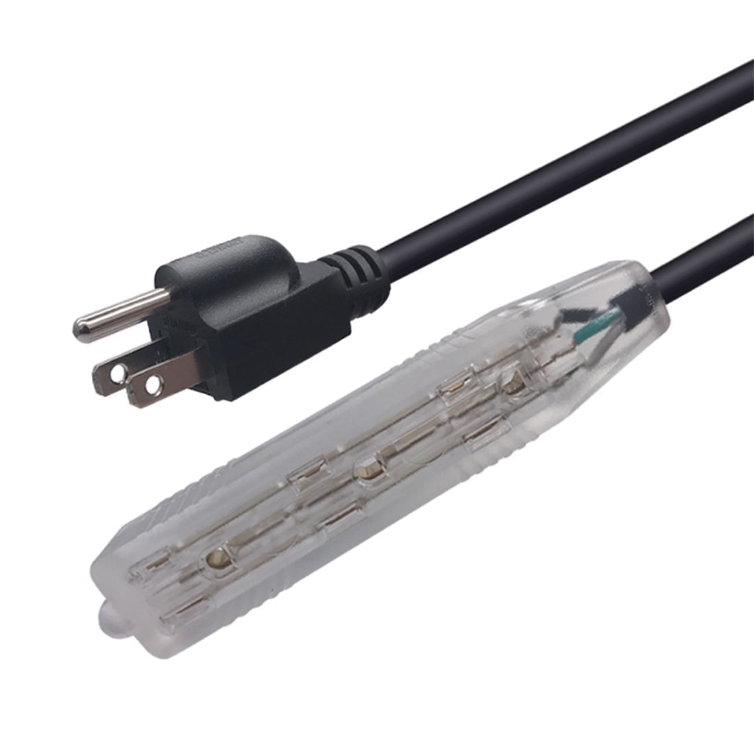 Strhowill 0.92M/3FT USA Nema 5-15p TO 3*5-15r Sockets Power Cable(white ...
