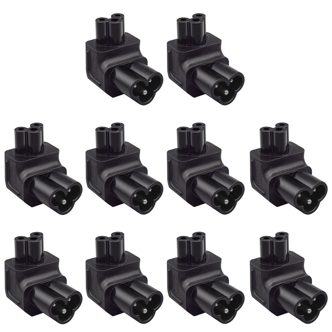 Strhowill 10 PCS Right Angle C6 to C5 Power Adapter - Upward Angled ...