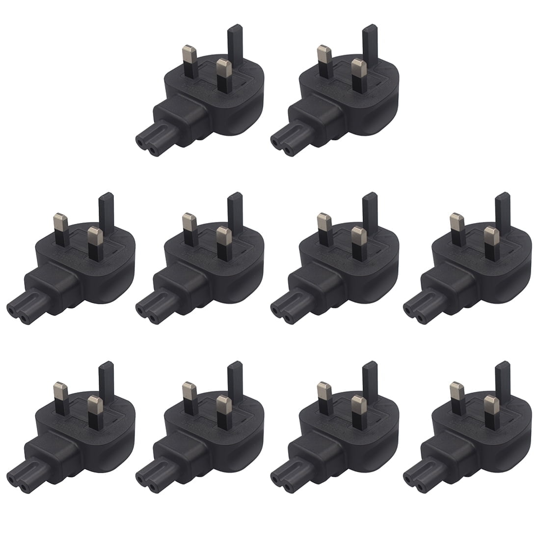 Strhowill 10 PCS UK to C7 Figure-8 Right Angle Adapter, for Neat Cable ...
