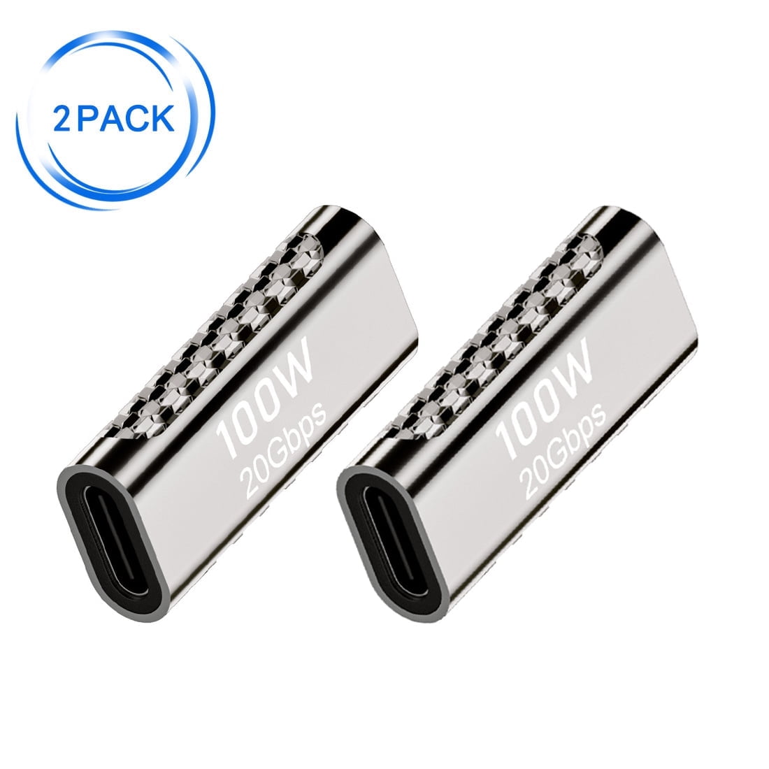 Strhowill 2 Pack USB C Female to Female Adapter 100W,Type C Couple ...