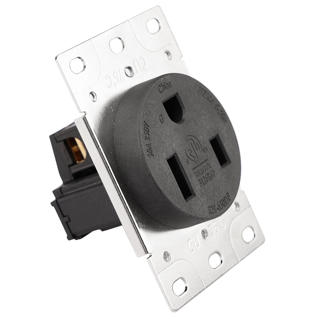 Strhowill NEMA 6-50R receptacle 50 Amp 250 Volt Outlet, Flush Mounting ...