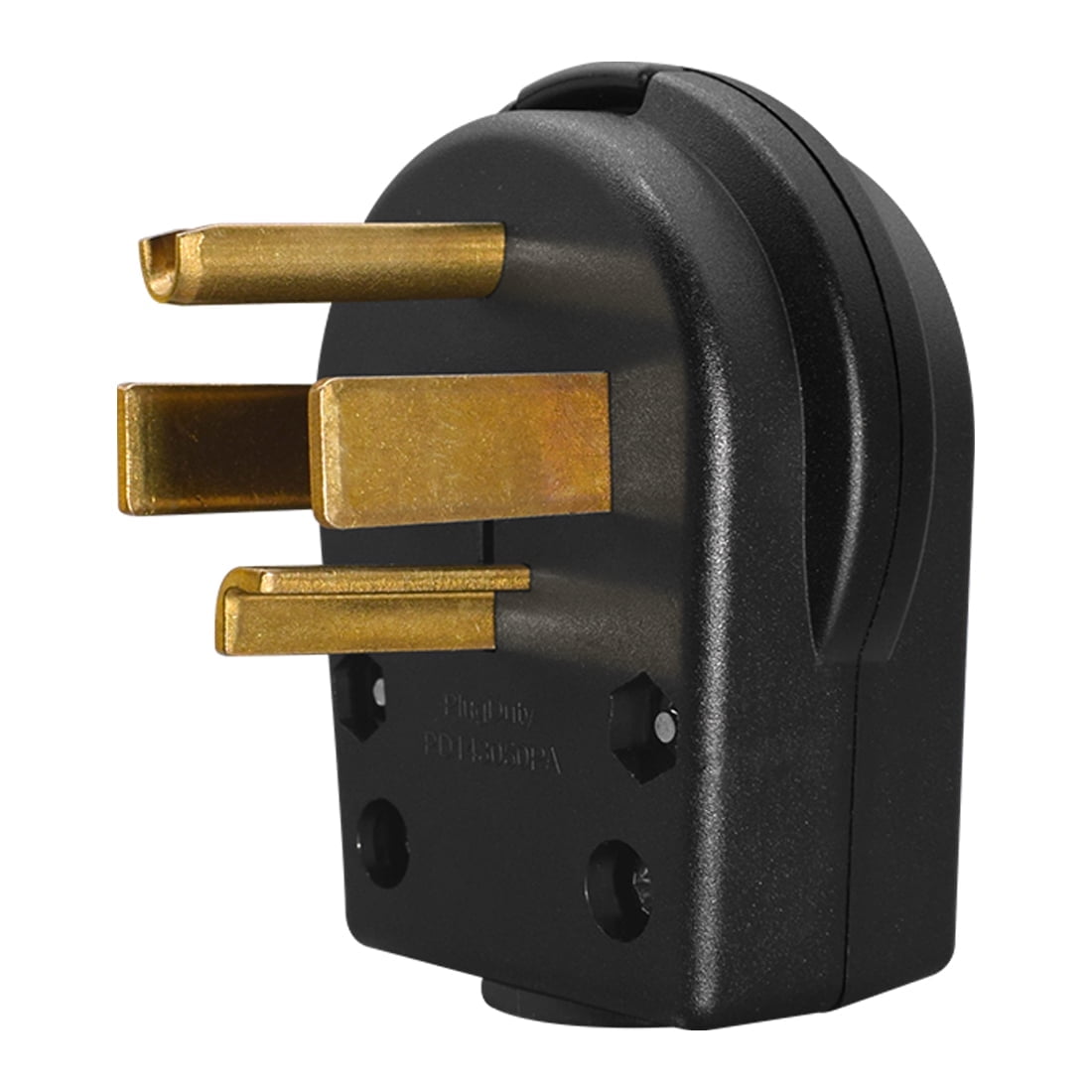 Strhowill Right Angle Nema 14-30P 30A 250V AC Plug,3 Pole 3 Wire ...