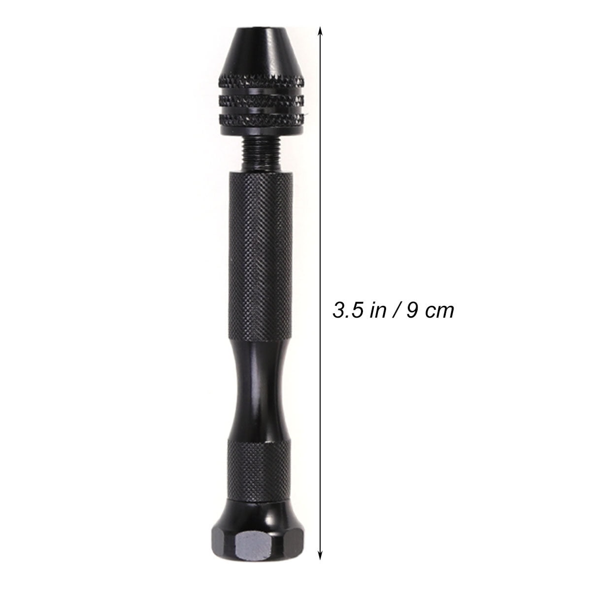 OUNONA Black Adjustable Pin Vise Hand Drill for Drilling Use with ...