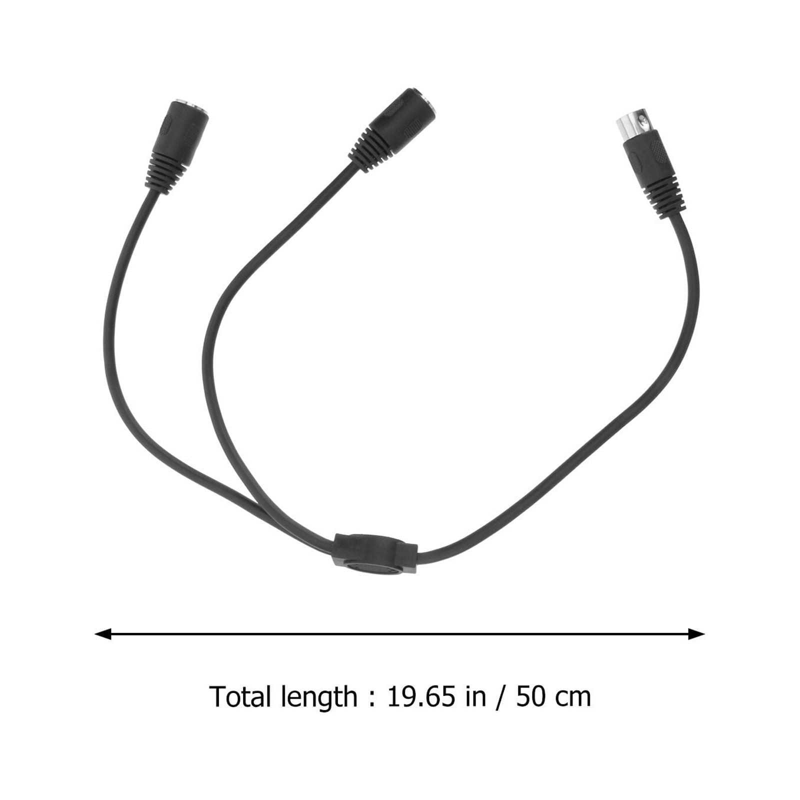 Stri 0.5m DIN 5-Pin Splitter DIN 5-Pin Male to 2 DIN 5-Pin Female ...