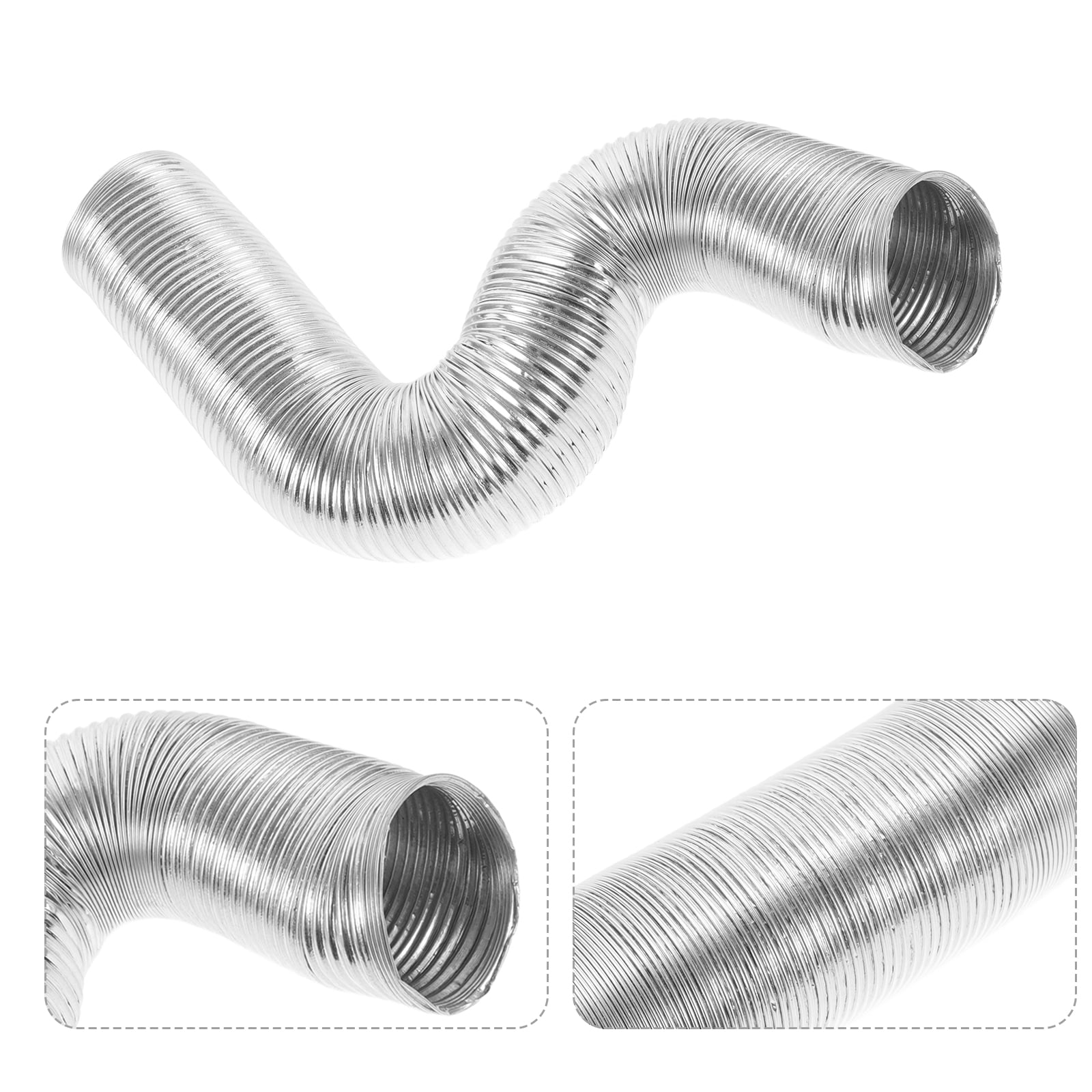 Stri 1 Pair Flexible Car Air Vent Hose Expandable Ducting Pipe Wear ...