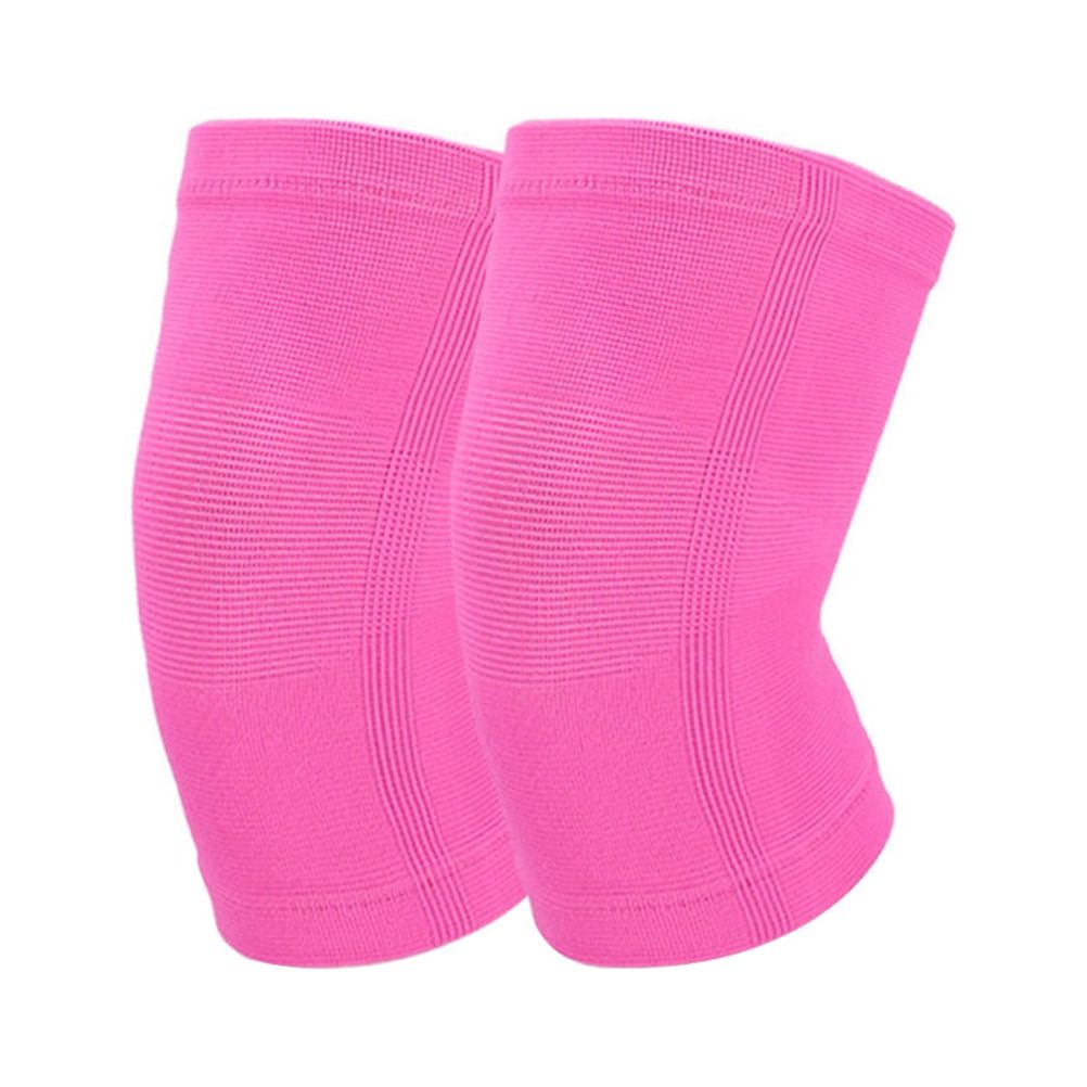 Stri 1 Pair Pink Sports Knee Support Nylon Knee Cover Elastic Kneecap ...