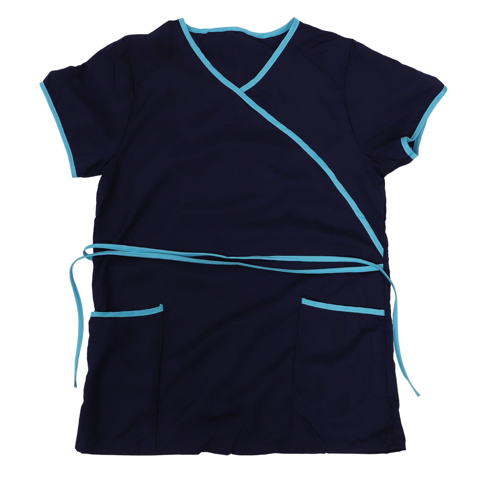 Stri 1 Pc Nurse Uniform Beautician Uniform V-neck Nursing Uniform ...
