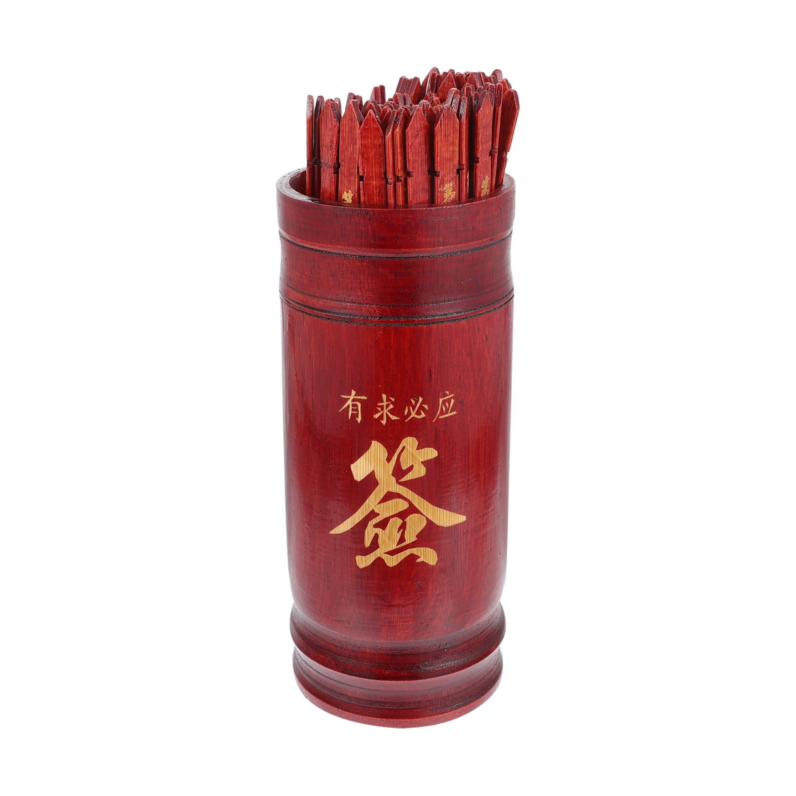 SASABAXI Buddhist Divination Sticks Set 1 Set Dark Red Wood for Home ...