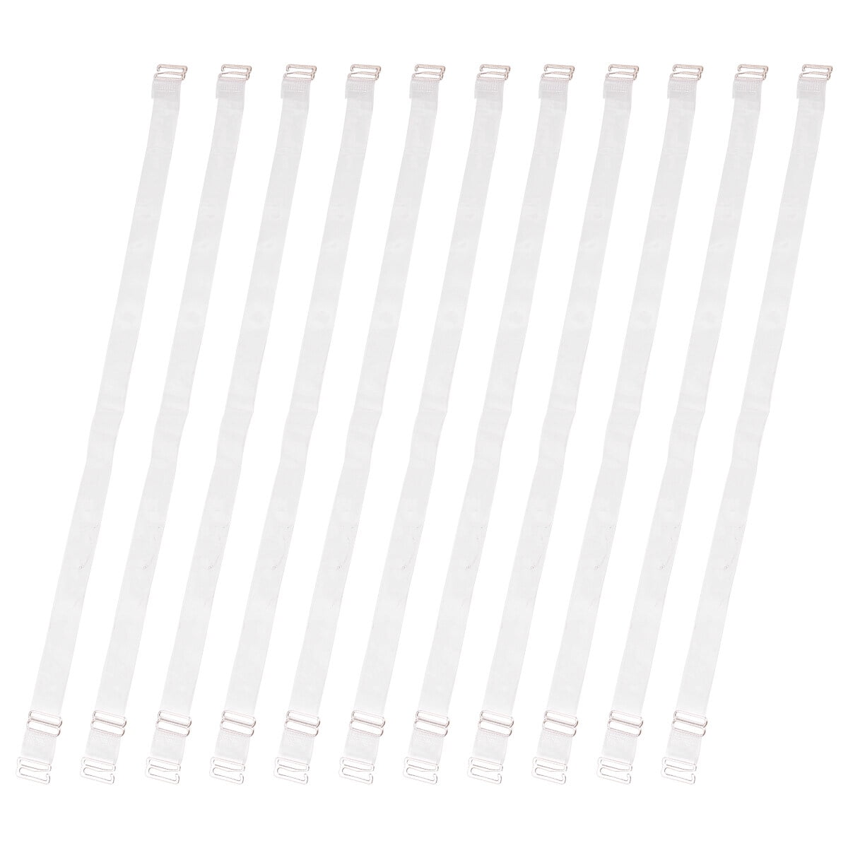 OUNONA 10 Pair Women's Adjustable Invisible Bra Straps Elastic ...