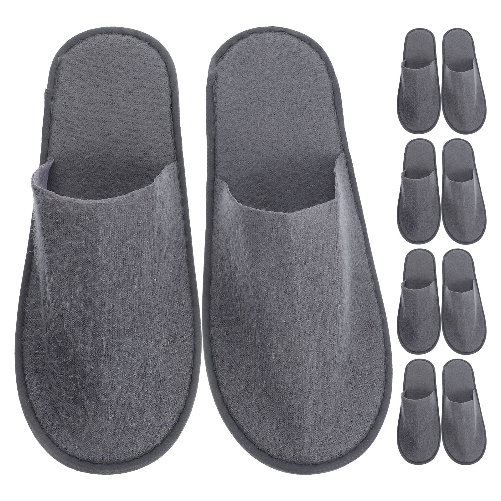Stri 10 Pairs Hotel Disposable Slippers Non-skid Slippers Home Summer ...