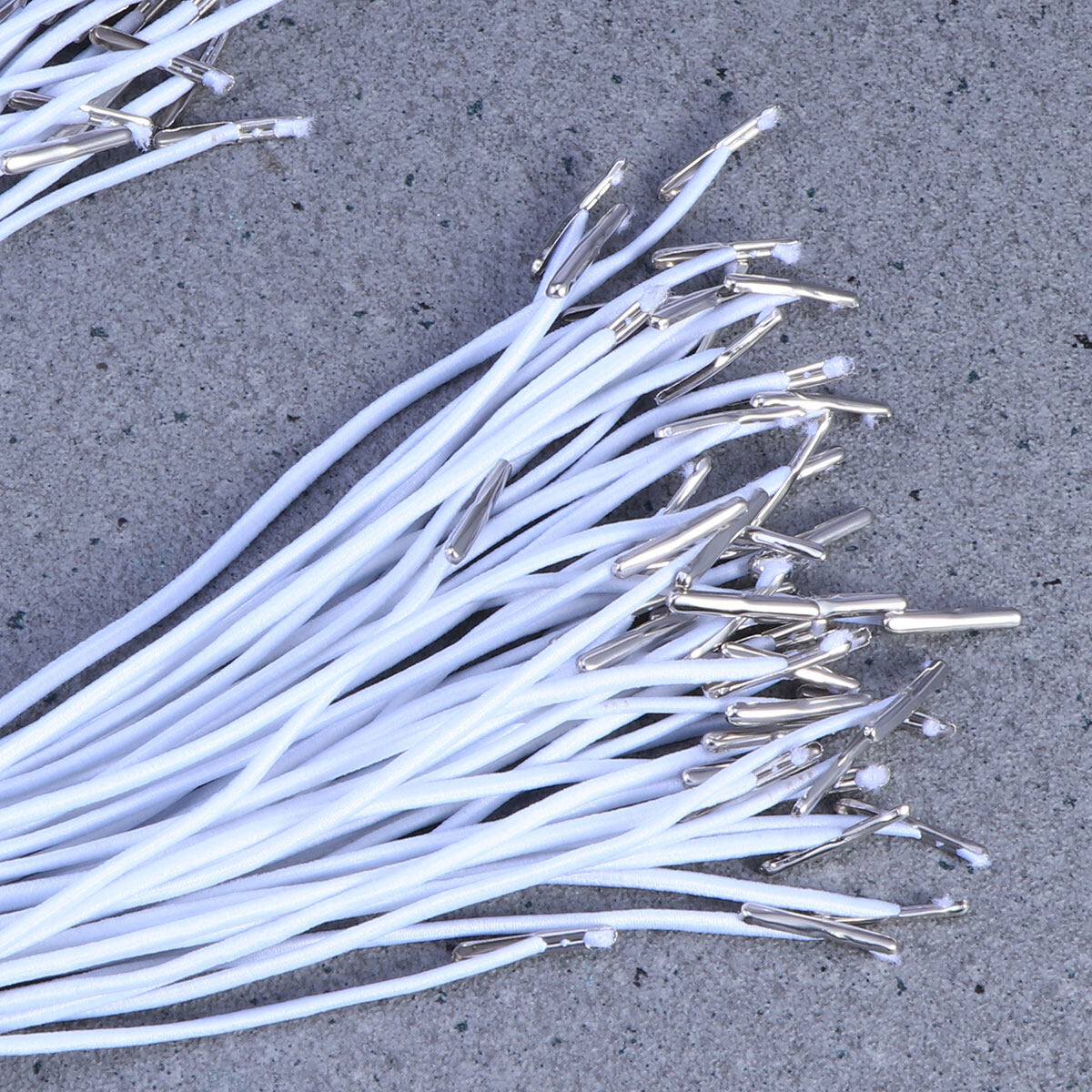 Stri 100Pcs Elastic Ropes Elastic Barbed Cords Stretch Round String ...