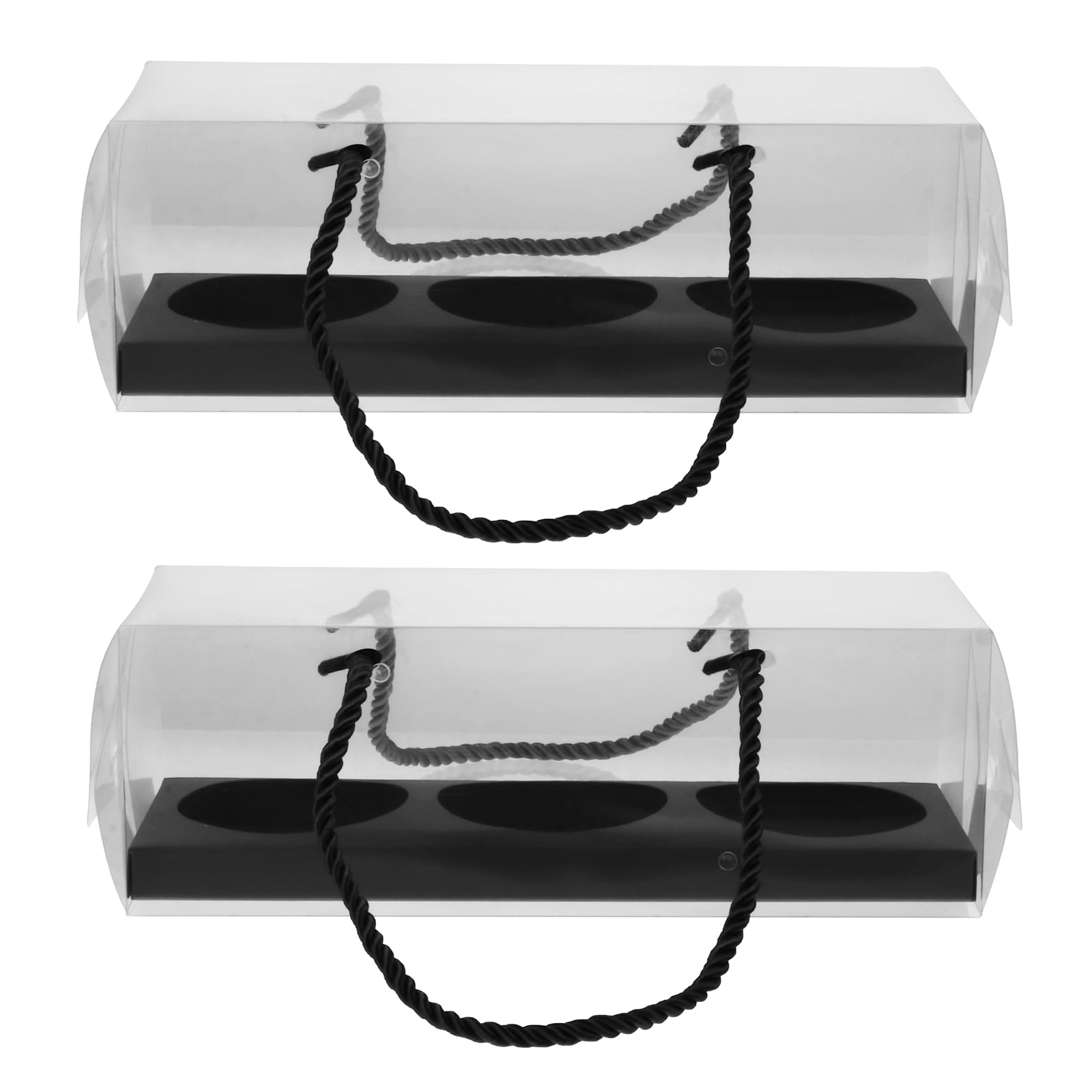 Stri 10Pcs Egg-yolk Puff Boxes Portable Cookies Biscuits Case Packaging ...