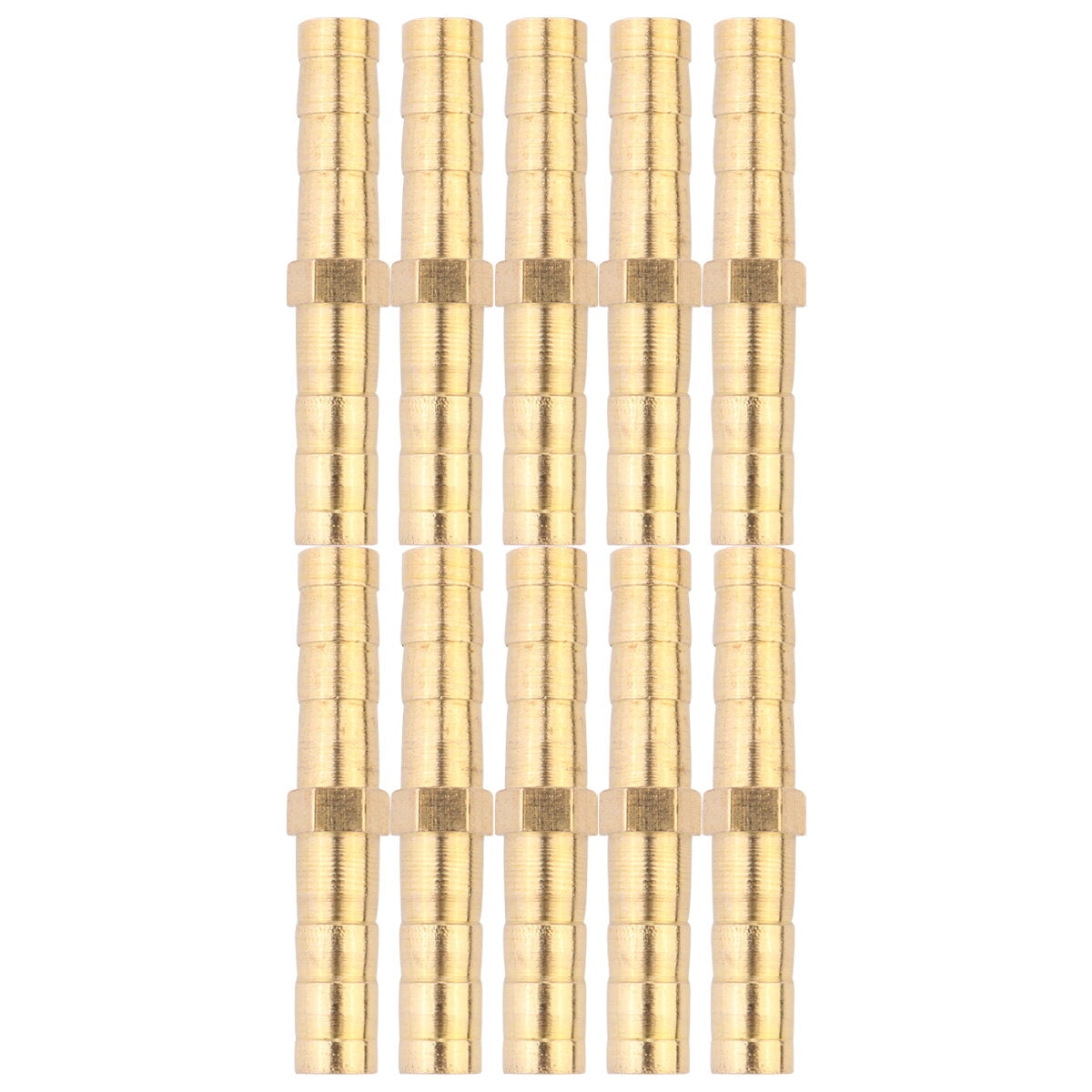 Stri 10pcs 6mm Hose Barb Bulkhead Barbed Tube Pipe Fitting Equal ...