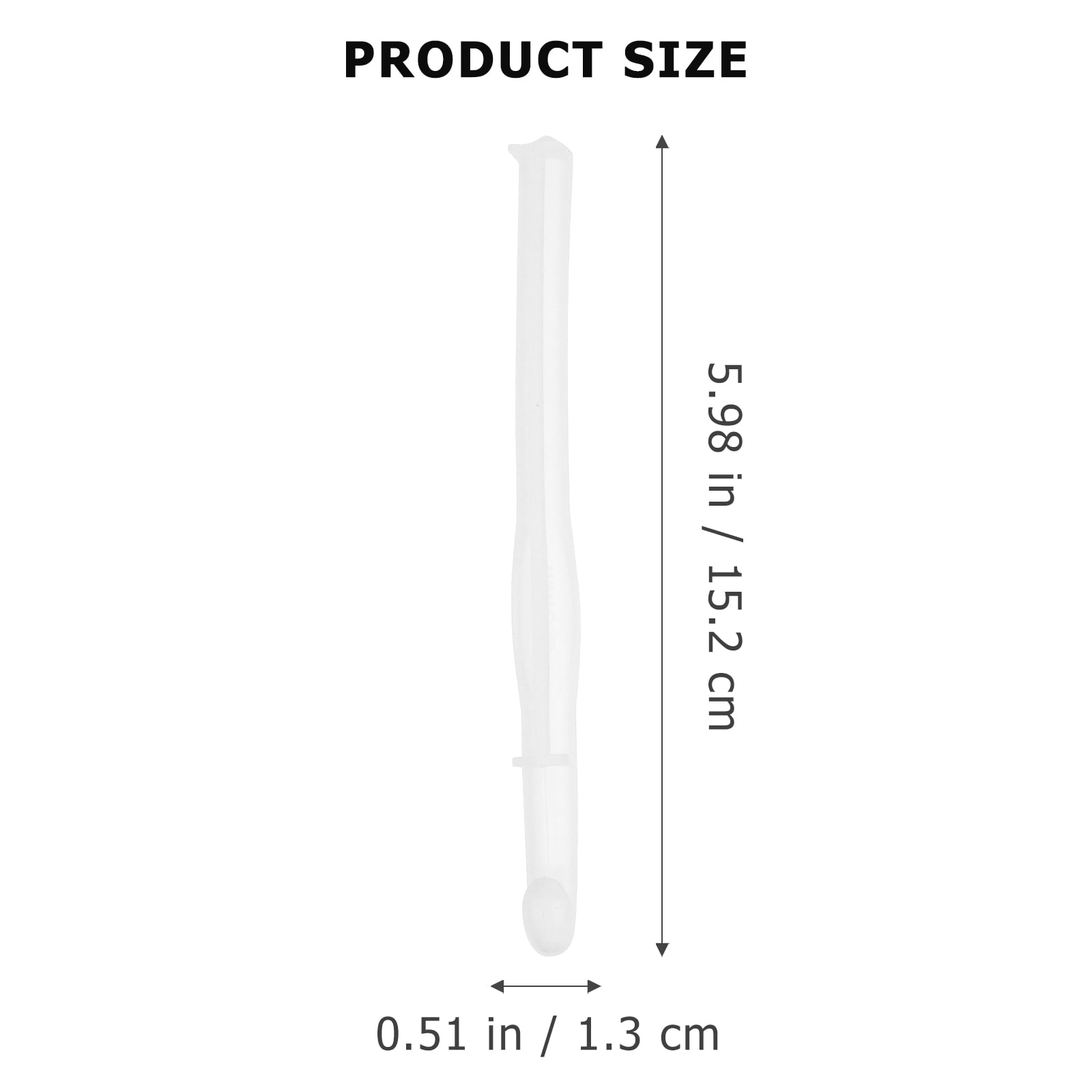 Stri 10pcs DIY Crochet Hook Epoxy Mold Knitting Hook Needles Sewing ...