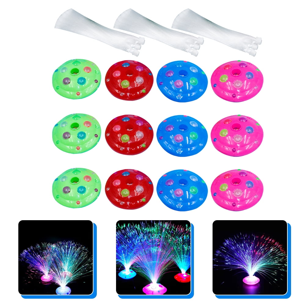 Stri 12 Pack Color Changing Fiber Optic Lights for Mood Lighting, Party ...