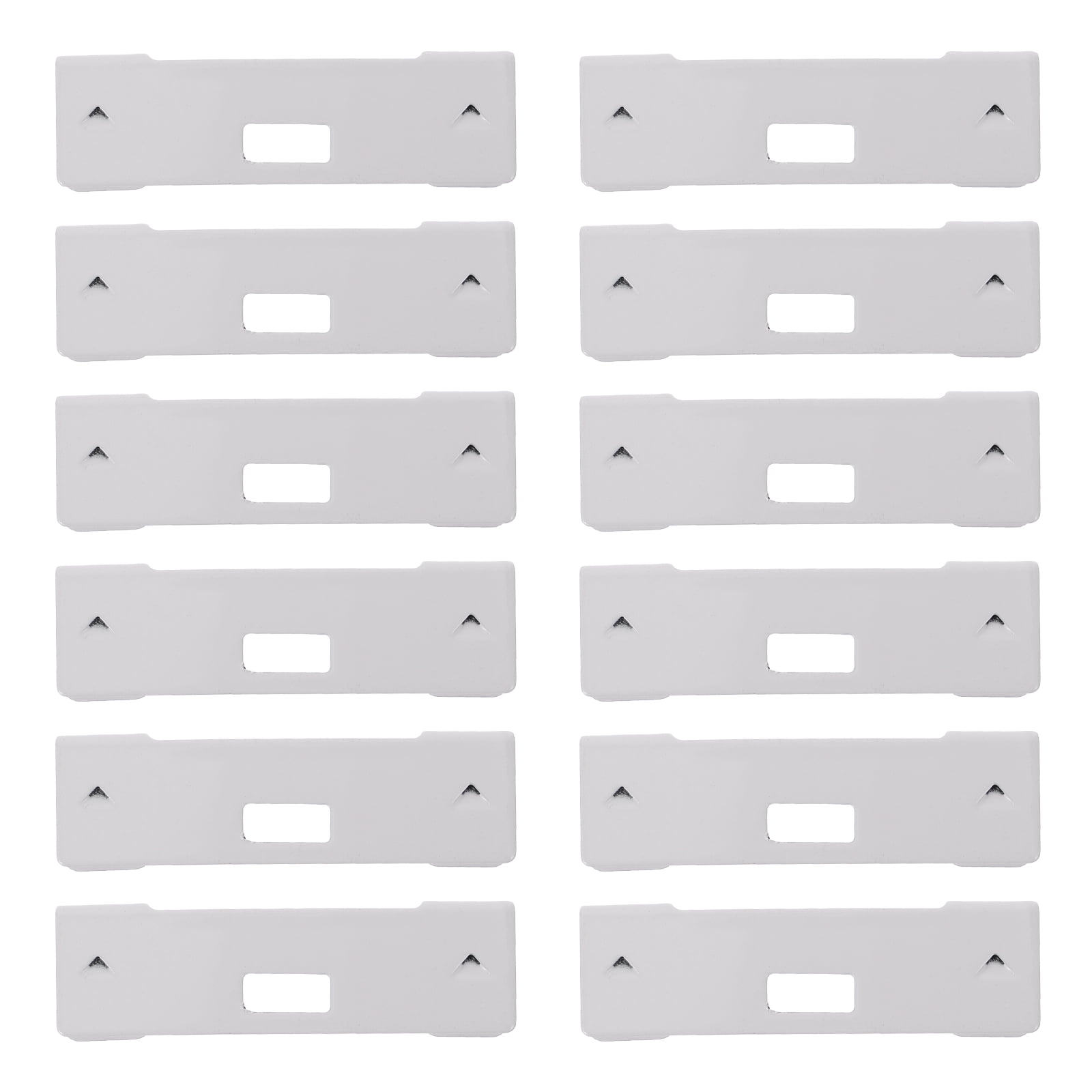 Stri 12pcs Vertical Blind Repair Vane Savers Blind Repair Clips Curved ...