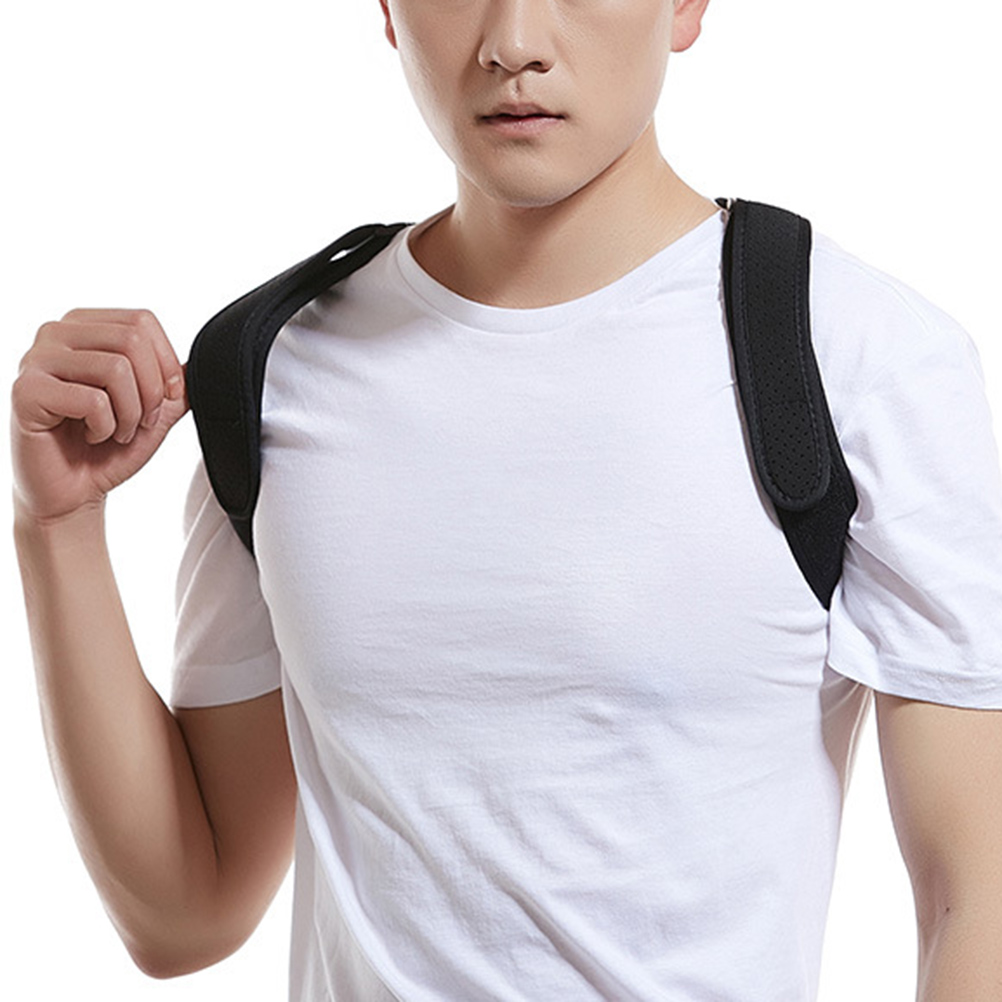 Stri 1PC Sitting Orthopedic Belt Invisible Hunchback Belt Elastic Back ...