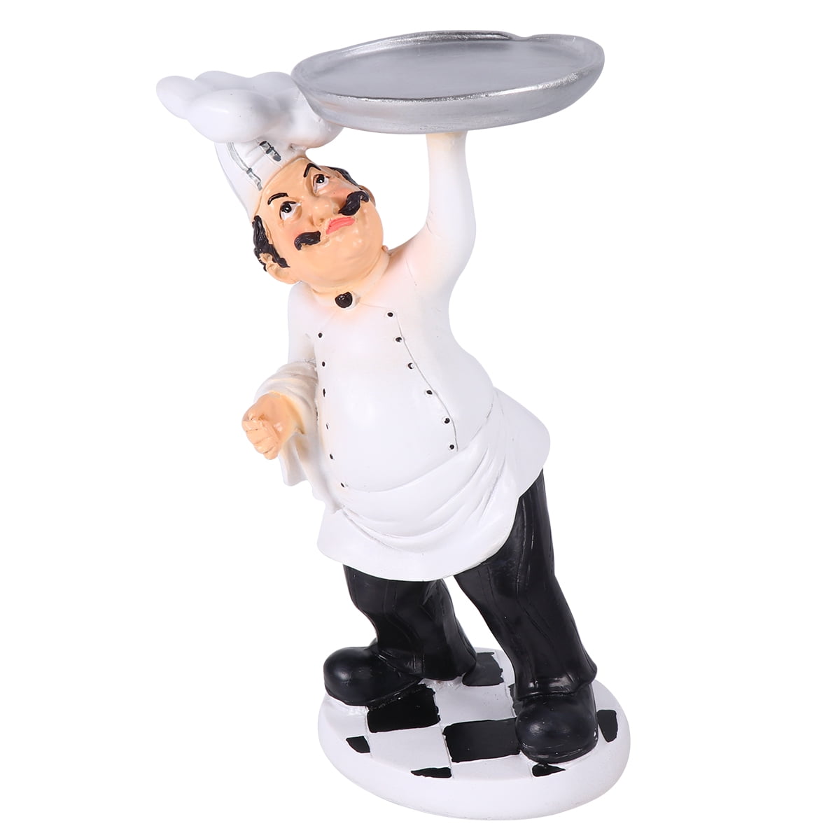 Stri 1pc Chef Model European Style Resin Mini Cook Statue Figurine ...