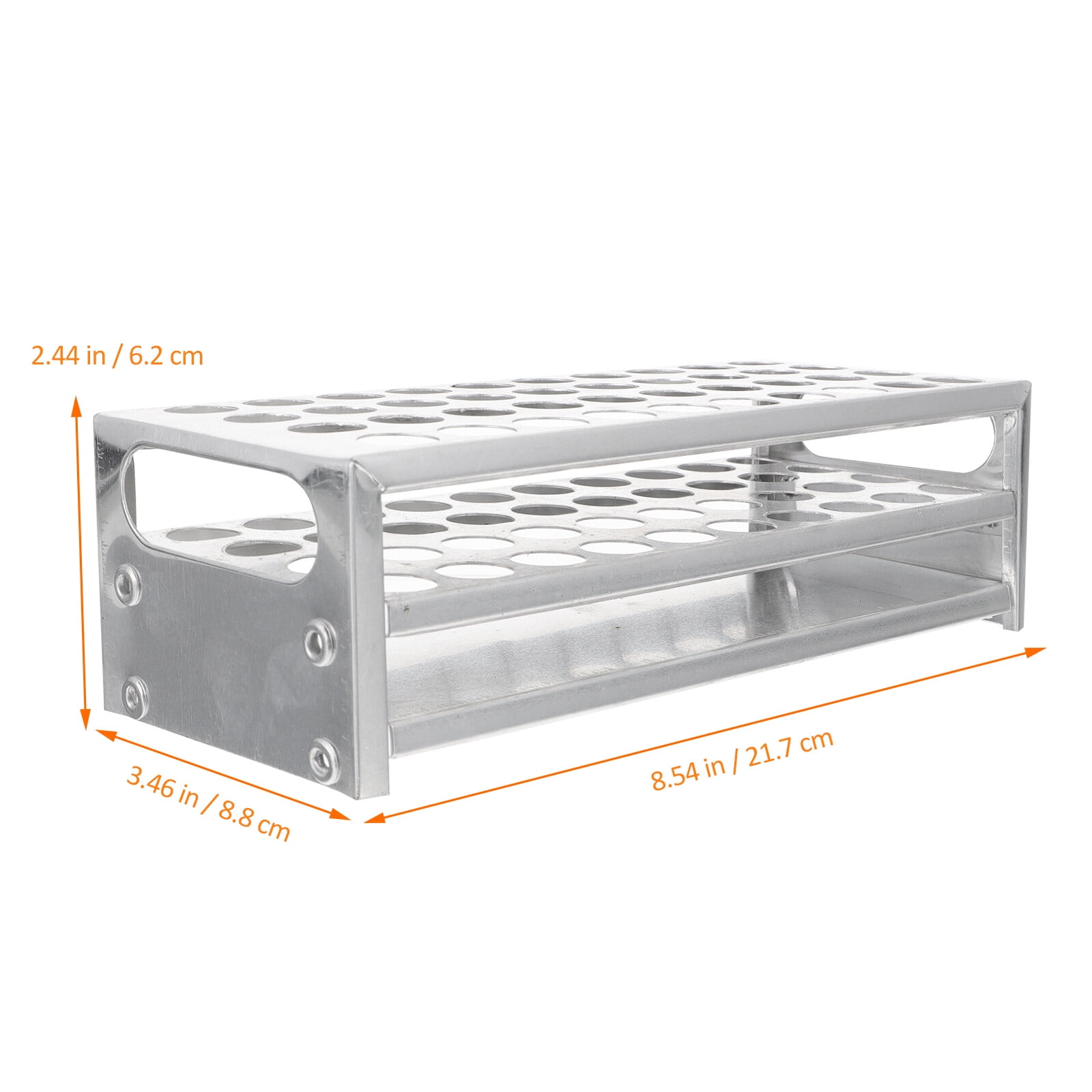 Stri 1pc Laboratory Test Tube Stand Aluminum Test Tube Rack Test Tube ...