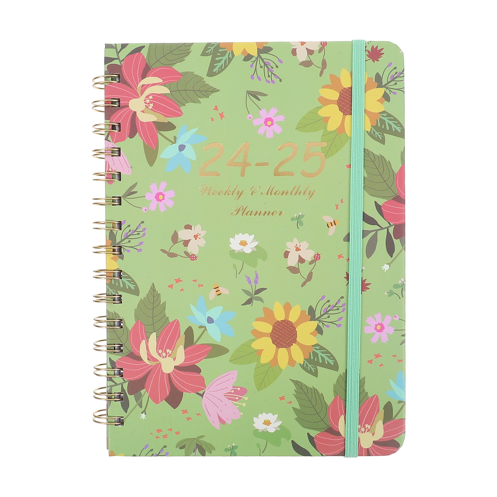 Stri 2024-2025 Weekly Monthly Planner with Strong Double Spiral Binding ...