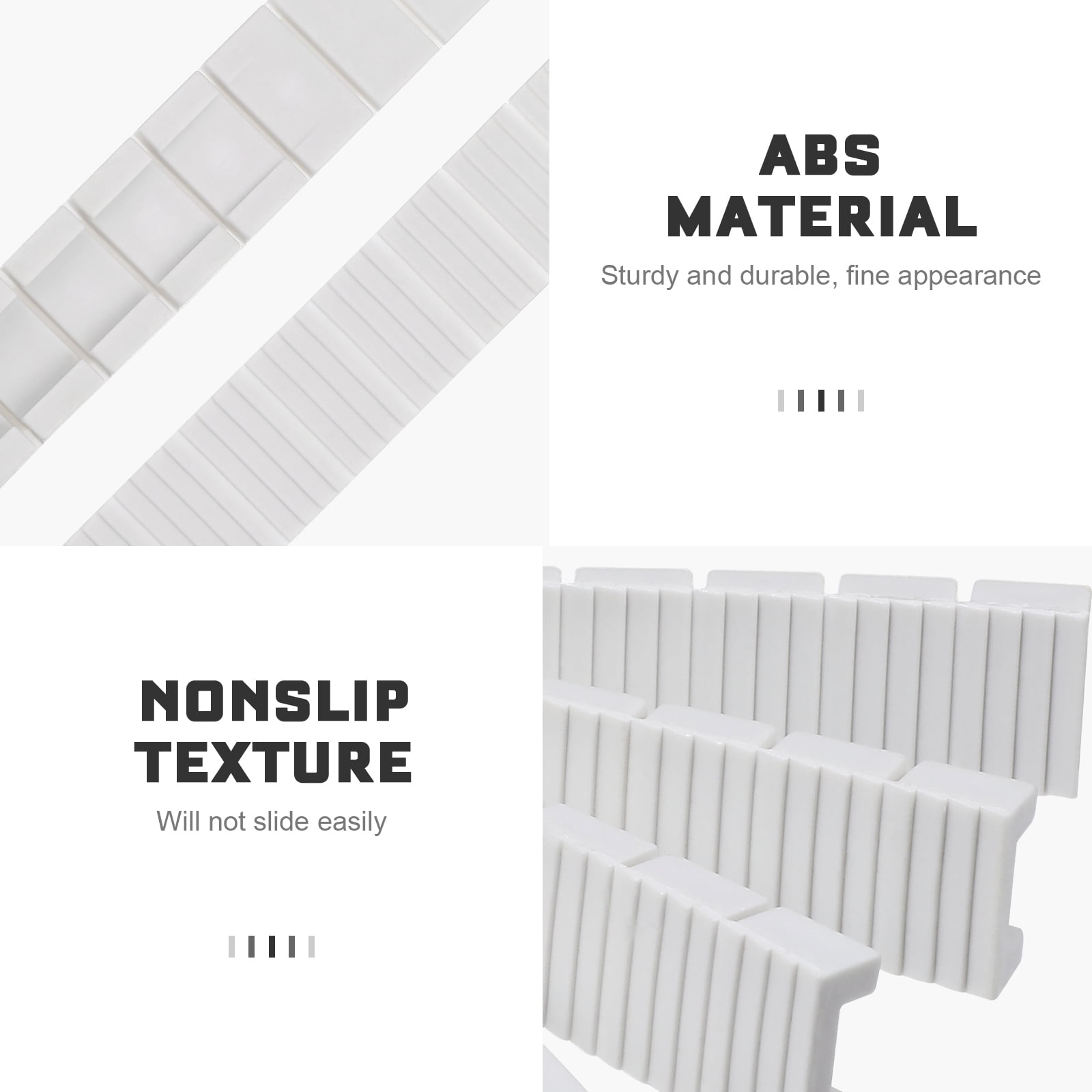 Stri 20pcs Adjustable Furniture Table Levelers Plastic Leveling Shims ...