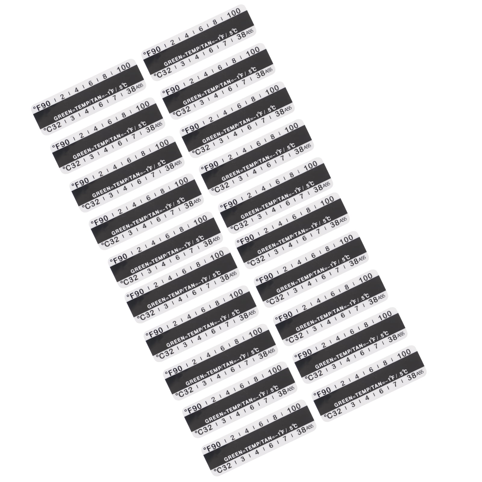 Stri 20pcs Urine Temperature Strips Stick-on Thermometer Practical ...