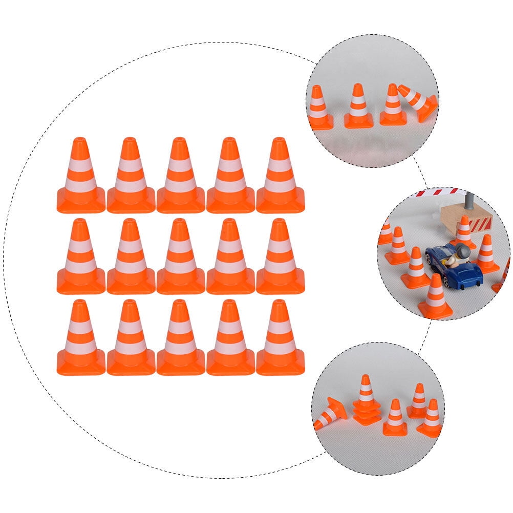 SASABAXI Cone Shaped Toys Abs Orange 21Pcs 1.4X1X1In - Walmart.com