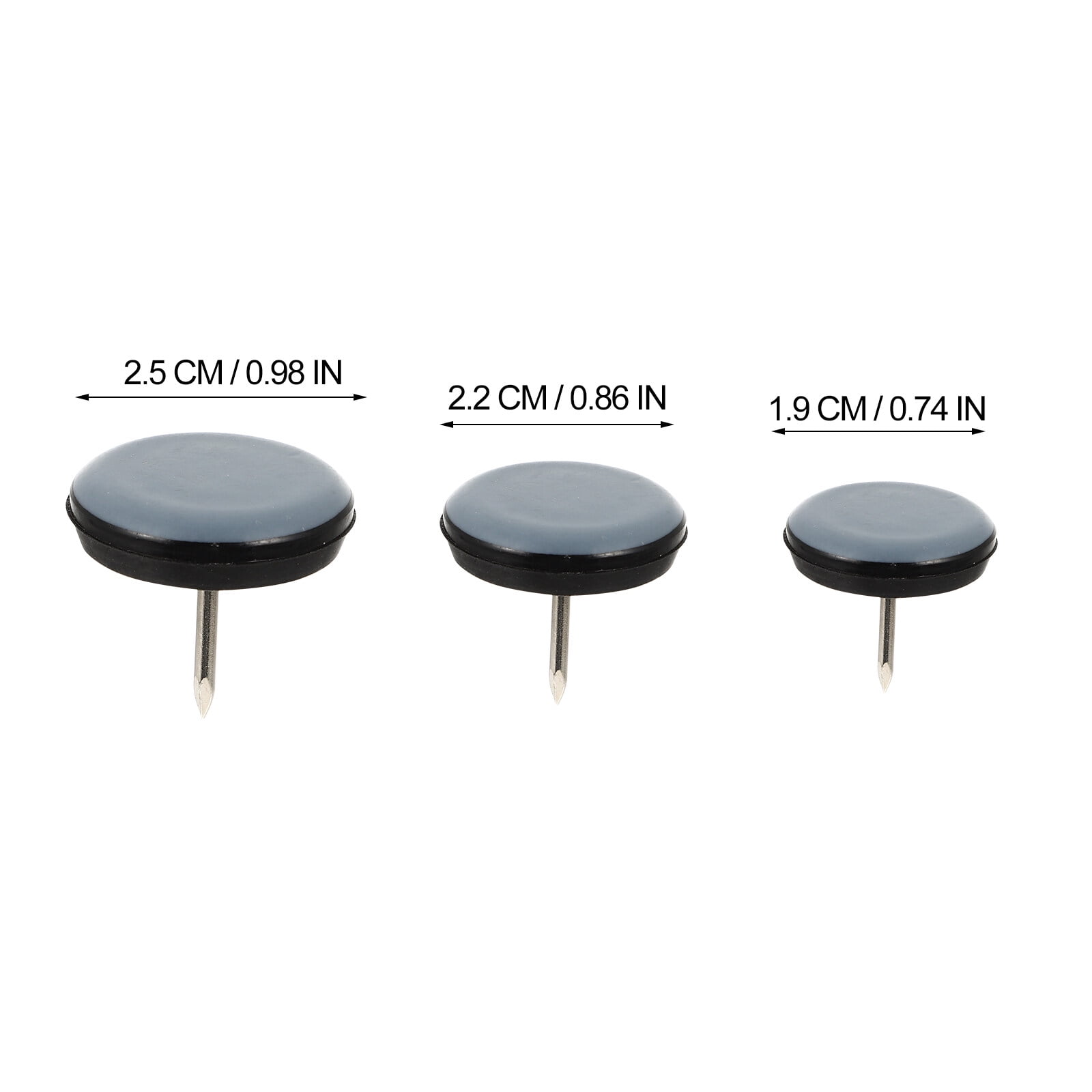Stri 24pcs Chair Glides Portable Furniture Glides Chair Leg Floor ...