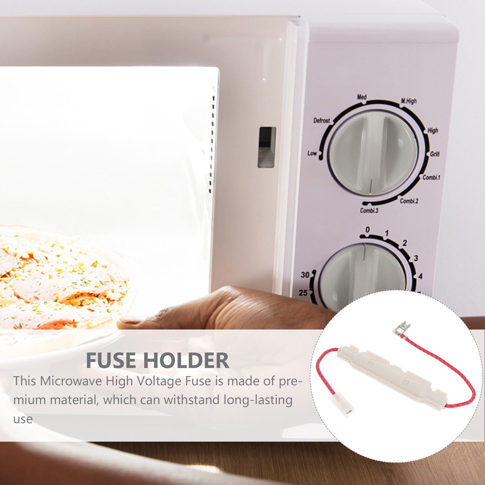 Stri 2PCS Microwave Oven High Voltage Fuse High Pressure Fuse ...