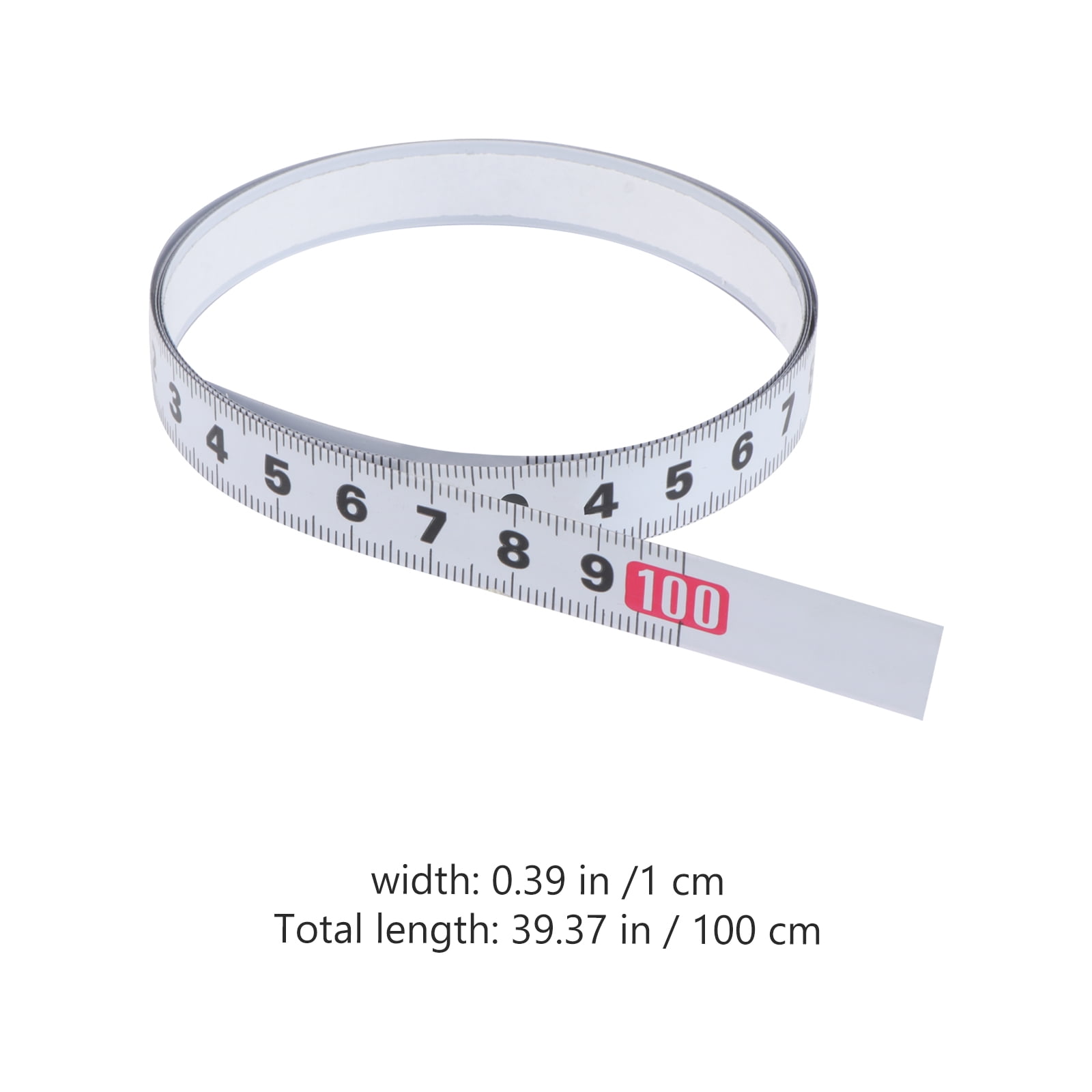 Stri 2Pcs 1-meter Steel Miter Track Tape Measure Self Adhesive Metric ...