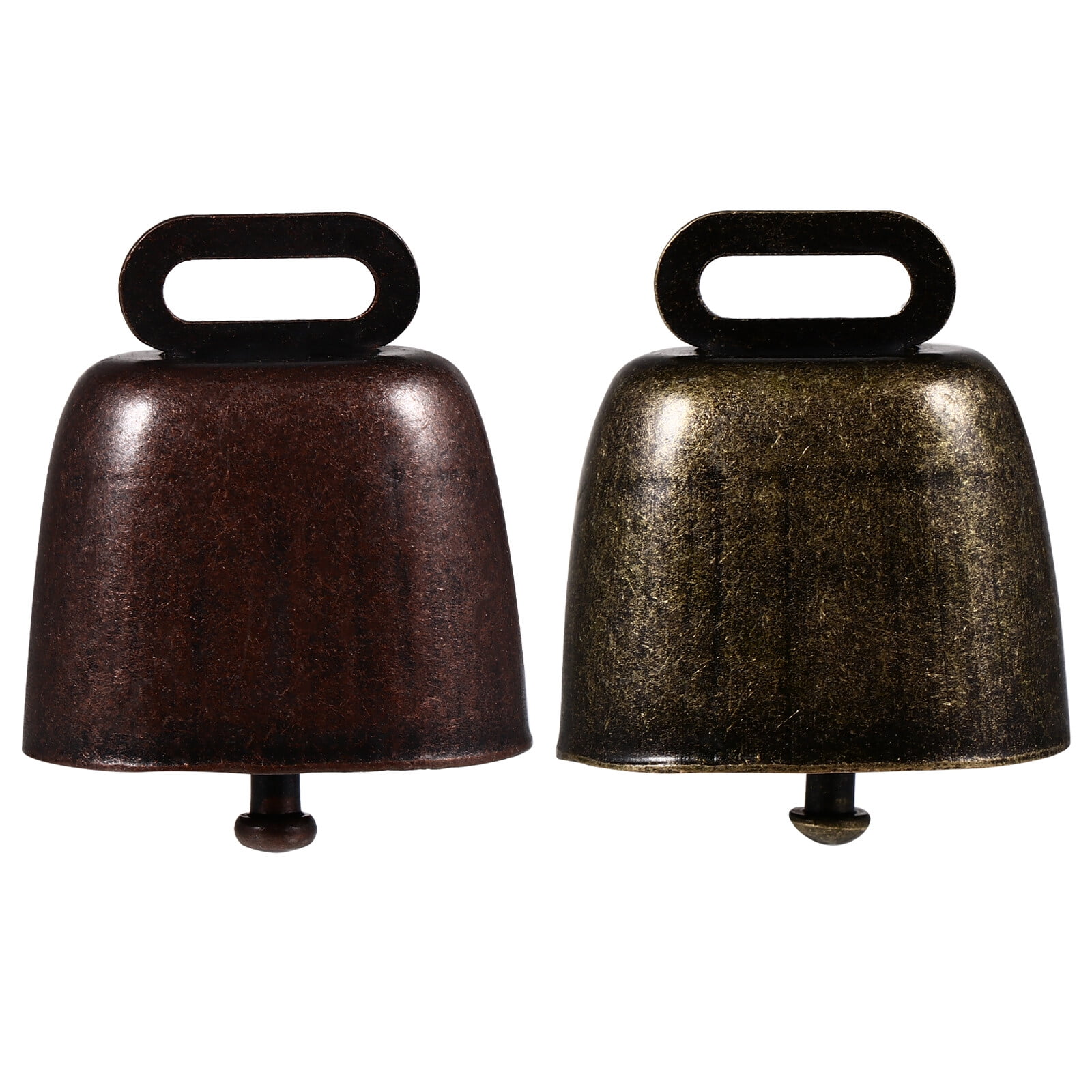 Stri 2Pcs Anti-lost Pet Iron Bell Cow Horse Sheep Bell Practical Tinkle ...