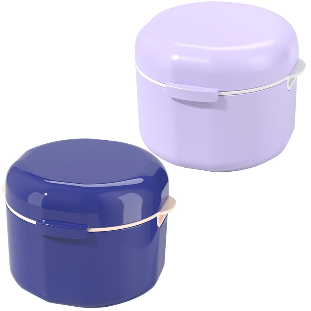 Stri 2Pcs Dental Brace Box Invisible Brace Box Drain Retainer Box ...