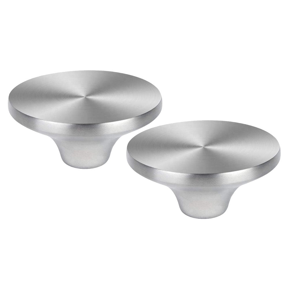 OUNONA 2Pcs Stainless Steel Pot Lid Replacement Knobs Handle (Silver ...