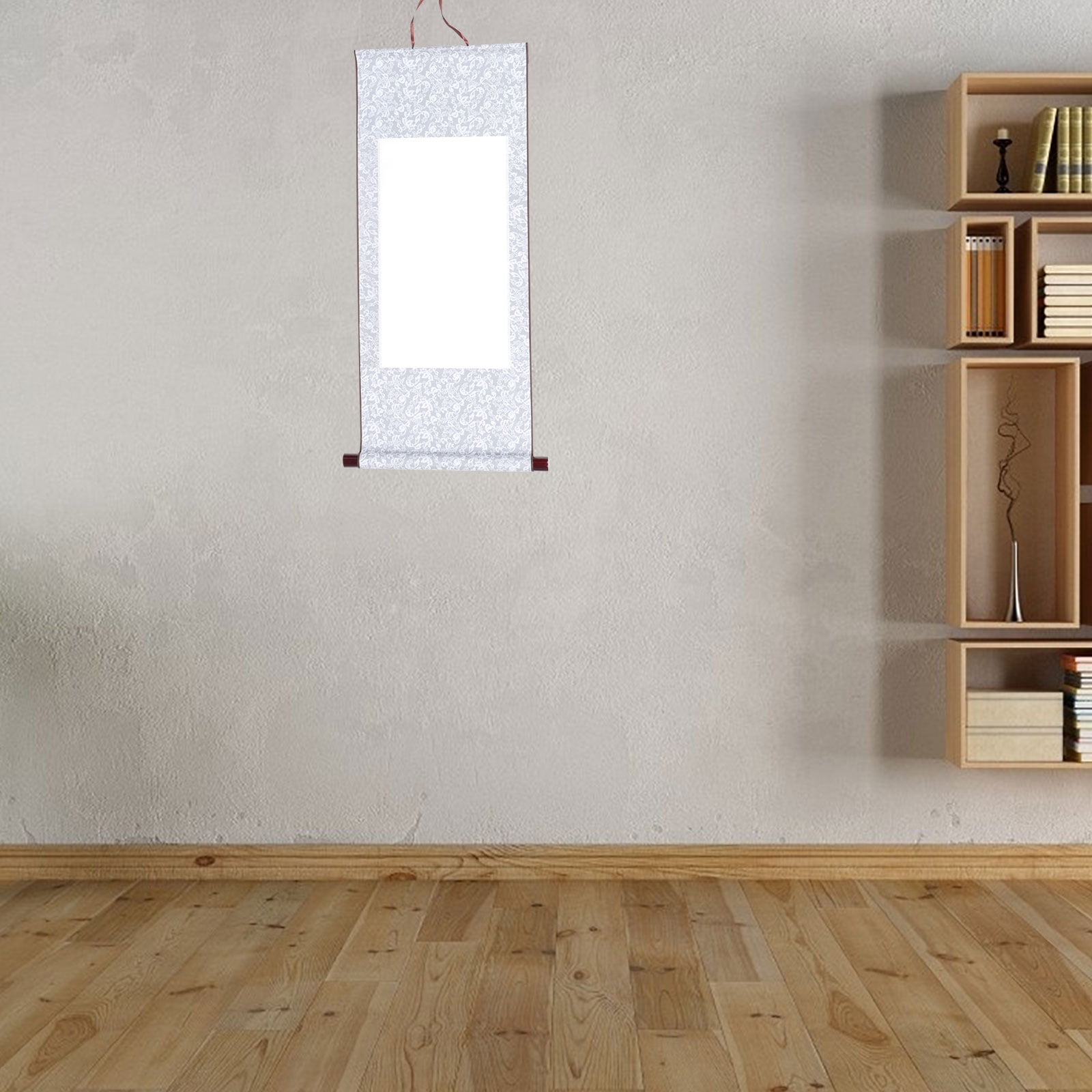 Stri 2pcs Blank Chinese Scroll Paper Painting Scroll Hanging Chinese ...