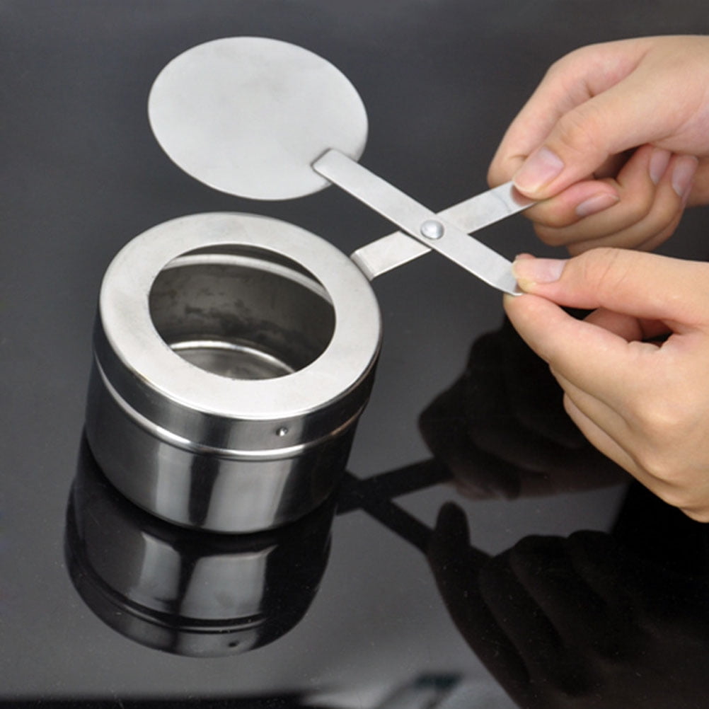 Stri 2pcs Small Stainless Steel Fuel Holder with Cover Chafer Canned ...