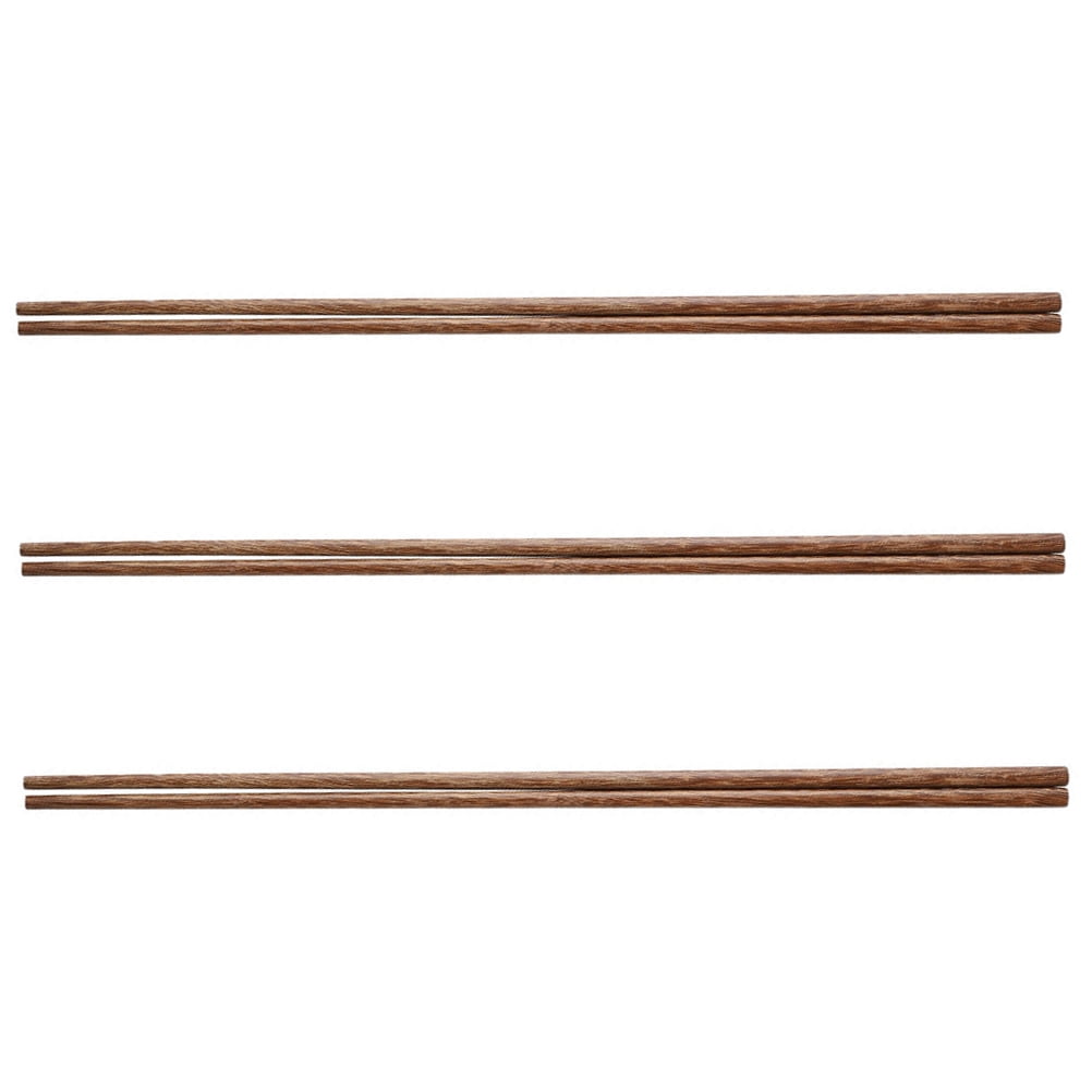 OUNONA Dark Brown Frying Chopsticks for Home Use Made of Synthetic ...