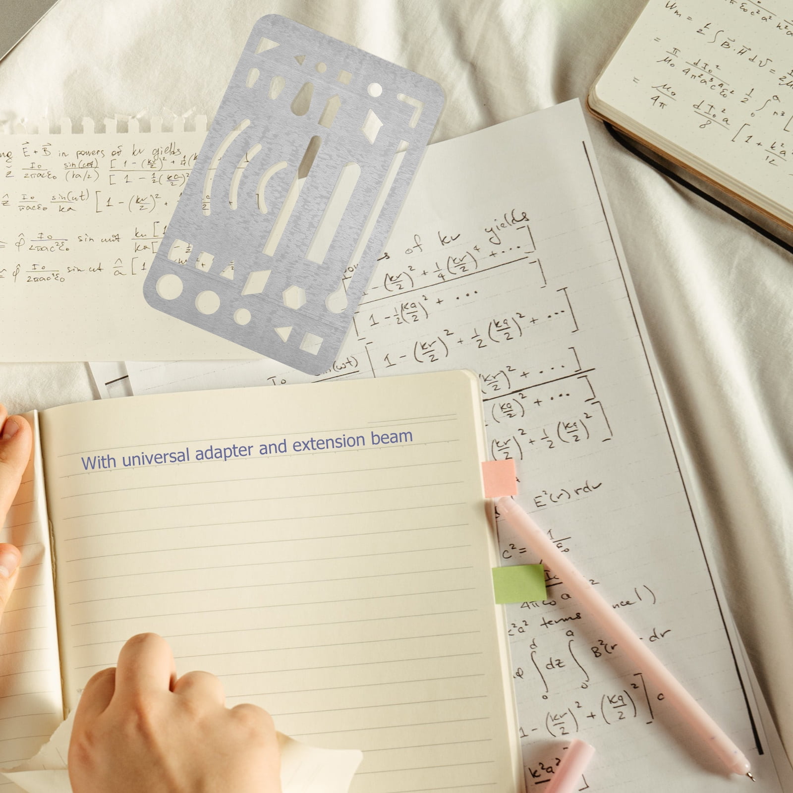 Stri 3 pcs Erasing Shield Stainless Steel Letter Shield Craft Drawing ...