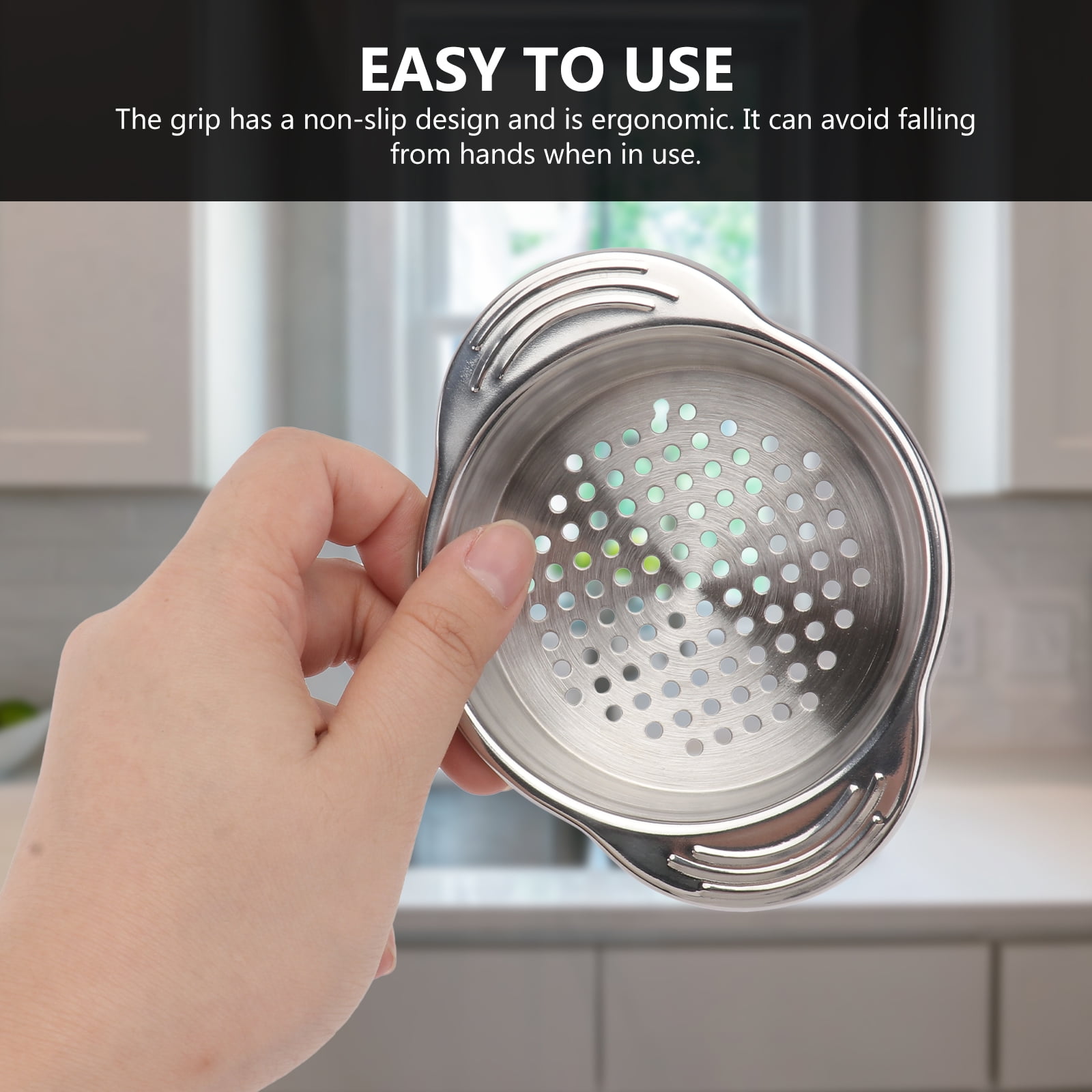 Stri 304 Stainless Steel Food Can Strainer Fruit Can Sieve Colander ...