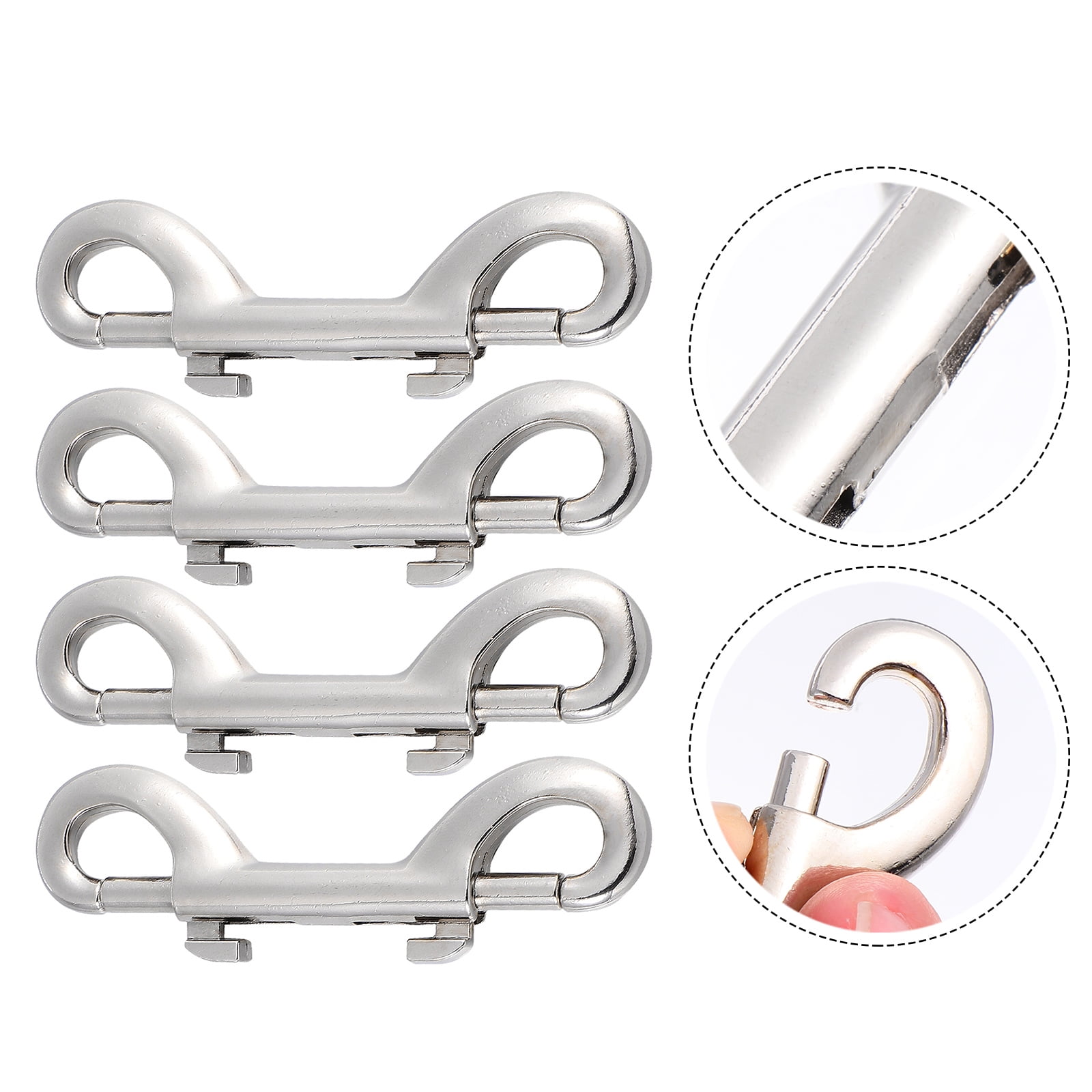 Stri 4 Pcs Double Ended Trigger Hook Clip Snap Hook Long Snap Clip Heavy Duty Clips - Walmart.com