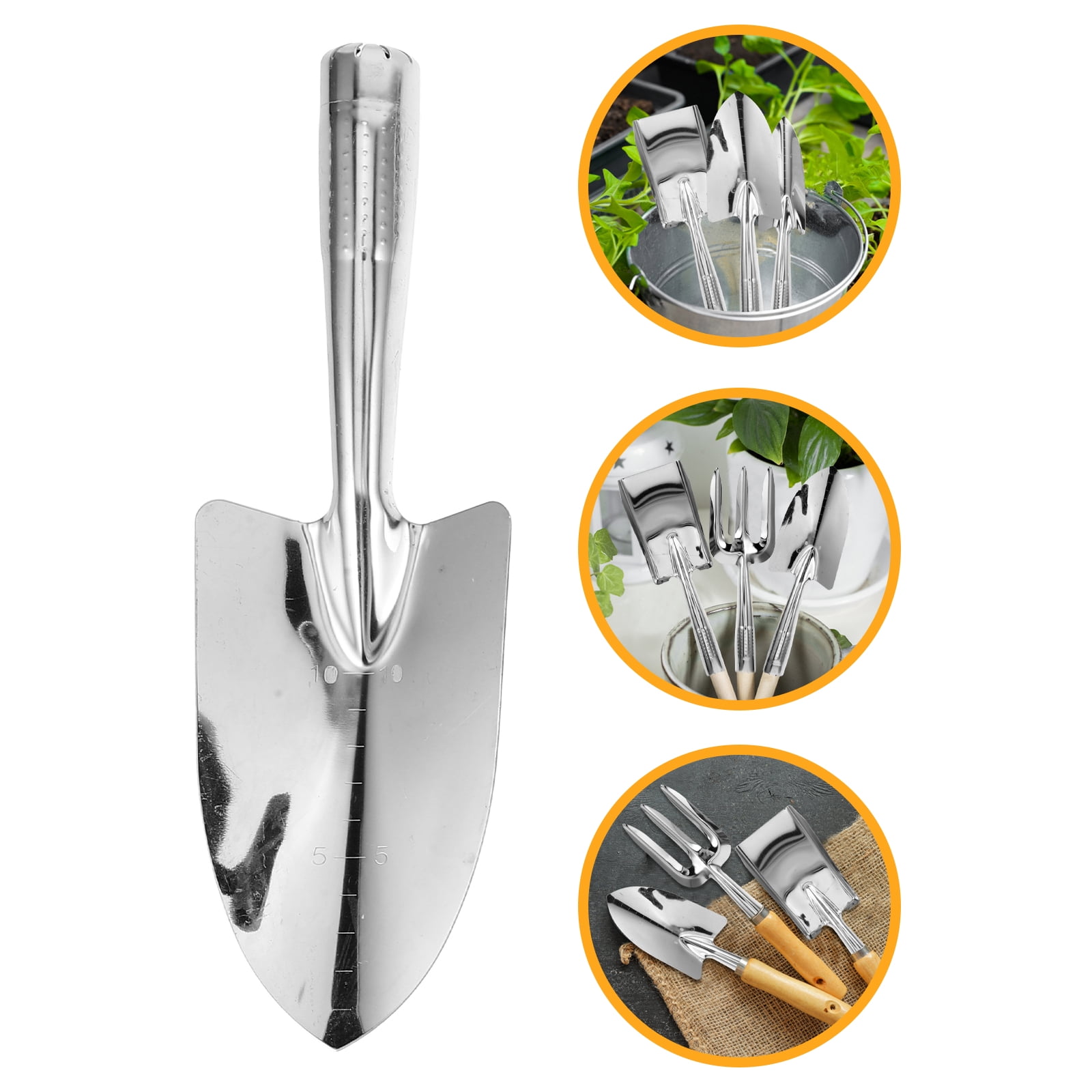 Stri 4 Piece Garden Tool Set Heavy Duty Gardening Tools Stainless Steel ...