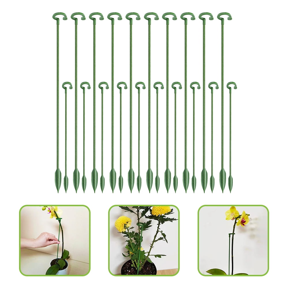 Stri 40Pcs Garden Orchid Support Hydrangea Flower Support Rack Potted ...