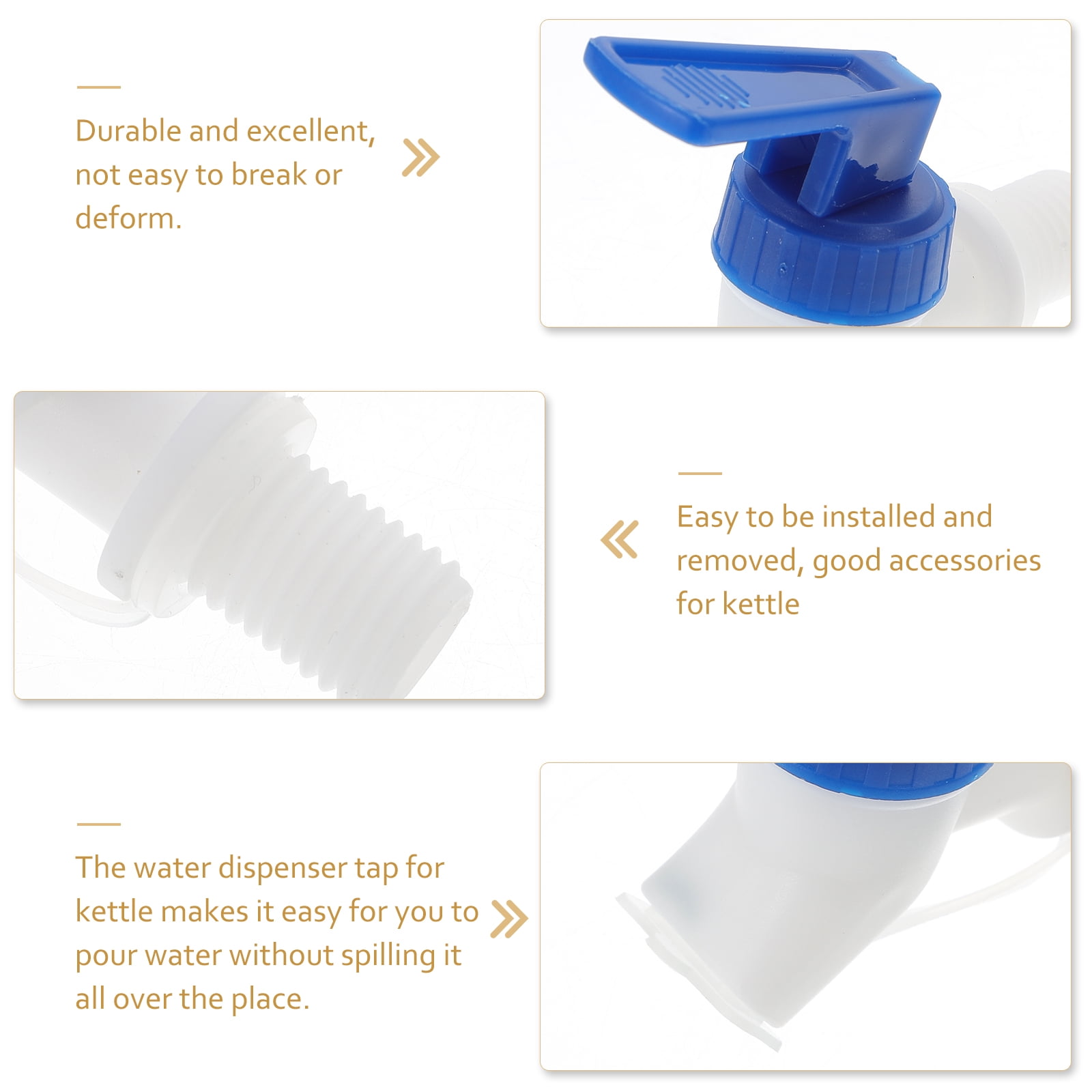 SASABAXI Push Button Water Spigot for Home Use 4Pcs 2.8x2.6in - Walmart.com