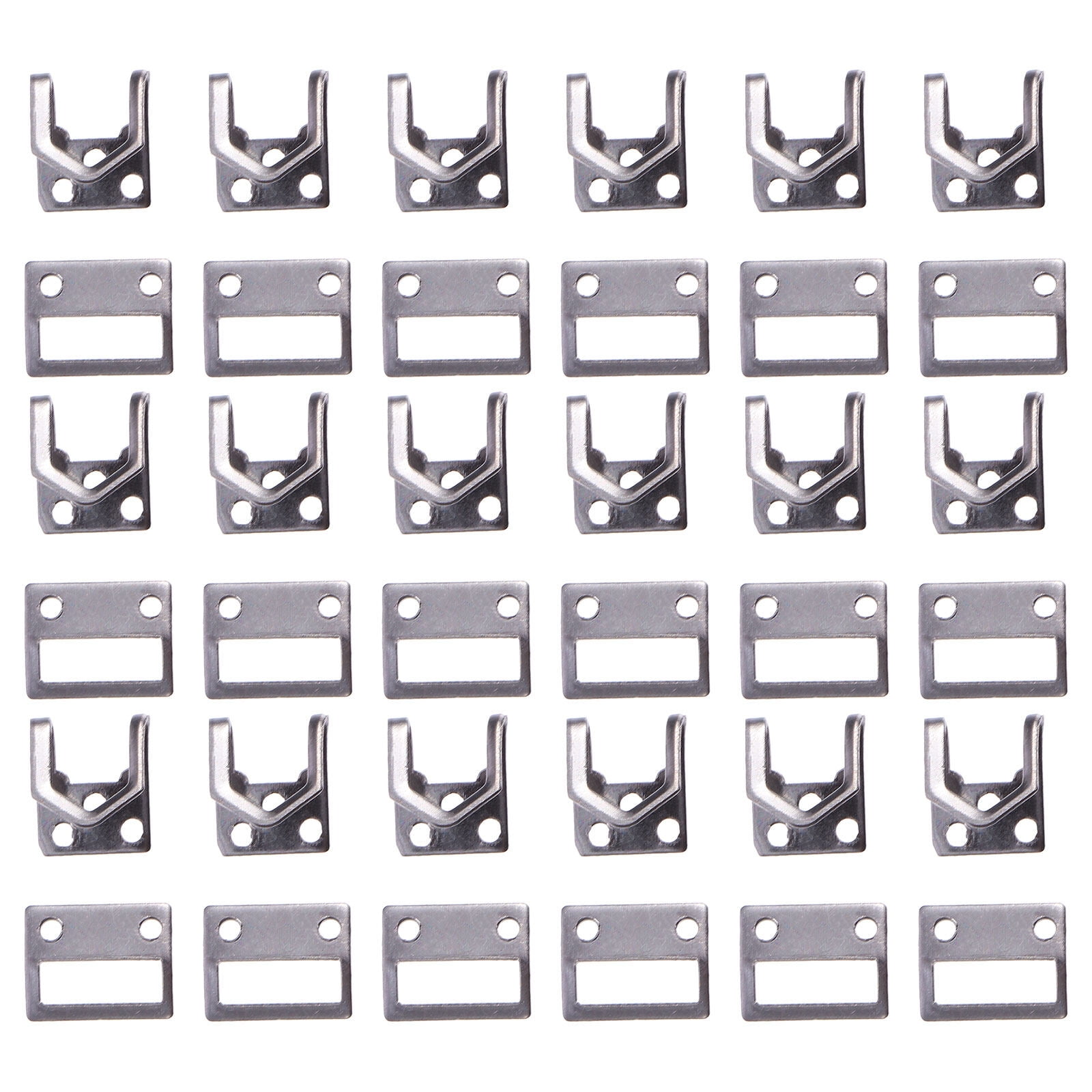 Stri 50Pcs Metal Trousers Hook Suit Adjustable Pants Skirt Hook Buttons ...