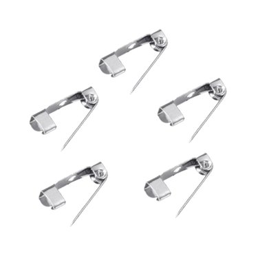 Uxcell 50Pcs Safety Bar Pins 22mm Adhesive Brooch Clasp Pin Backs for ...