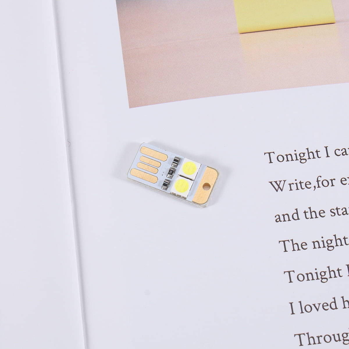 Stri 5V Super Bright Pure White 2-LED Light Chip for DIY USB Lighting ...