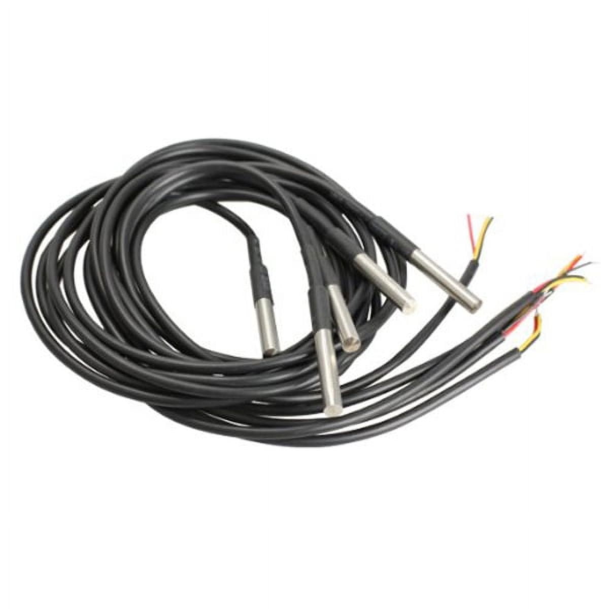 Stri 5pcs DS18B20 Waterproof Temperature Sensors Temperatures ...