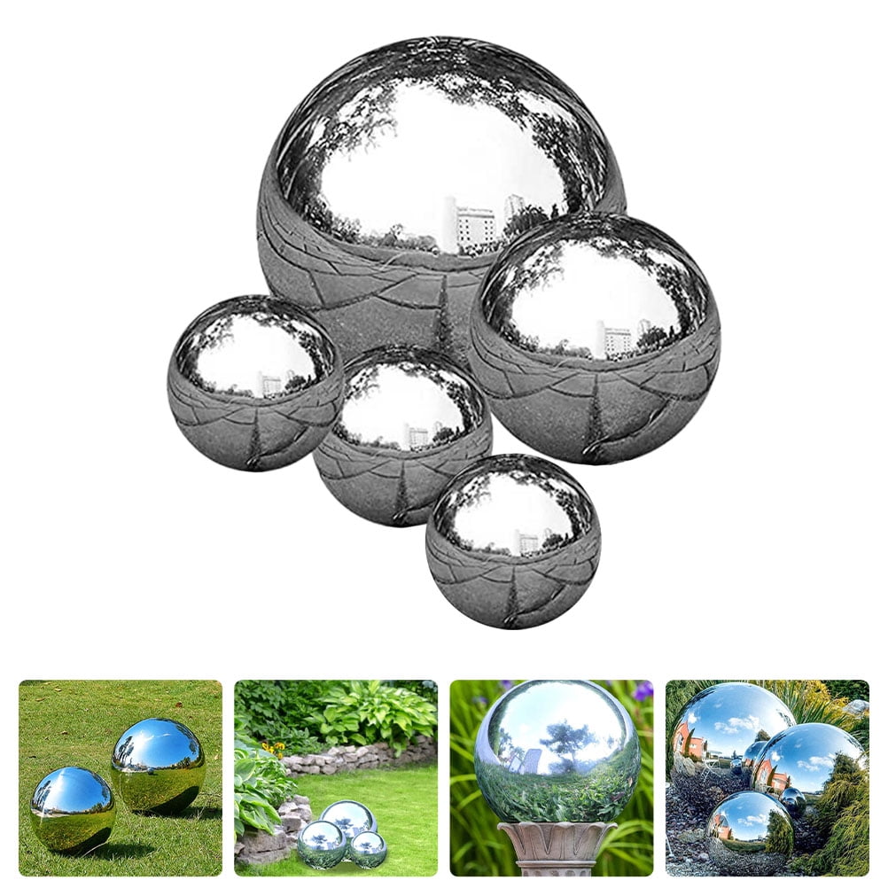Stri 5pcs Stainless Steel Balls Mirror Polishing Reflective Balls ...