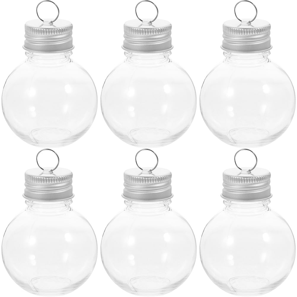 Stri 6 Pack Clear Practical Portable Empty Drink Candy Bottles ...