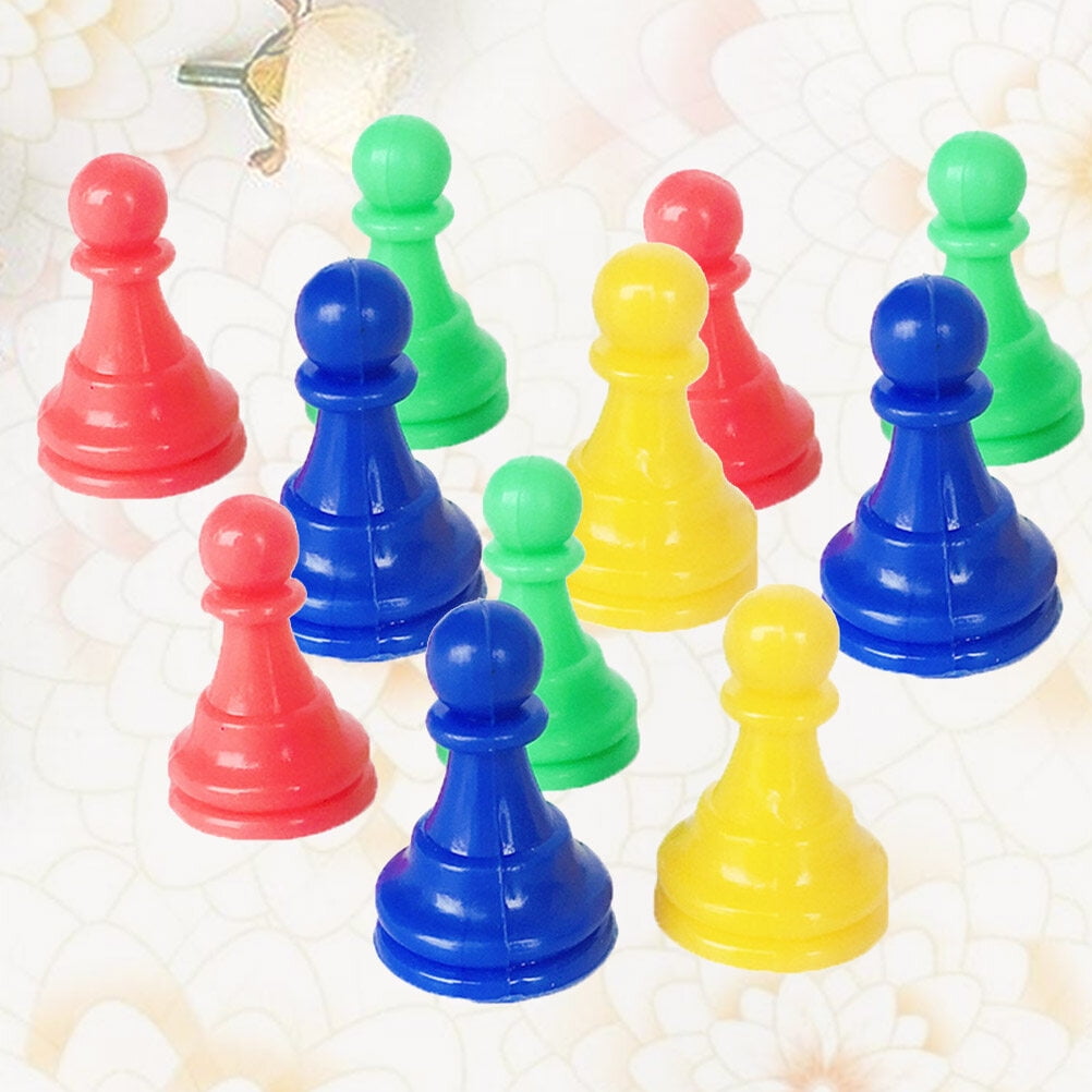 Stri 64pcs Plastic Chess Chessman Chess Game Accessories Props for ...